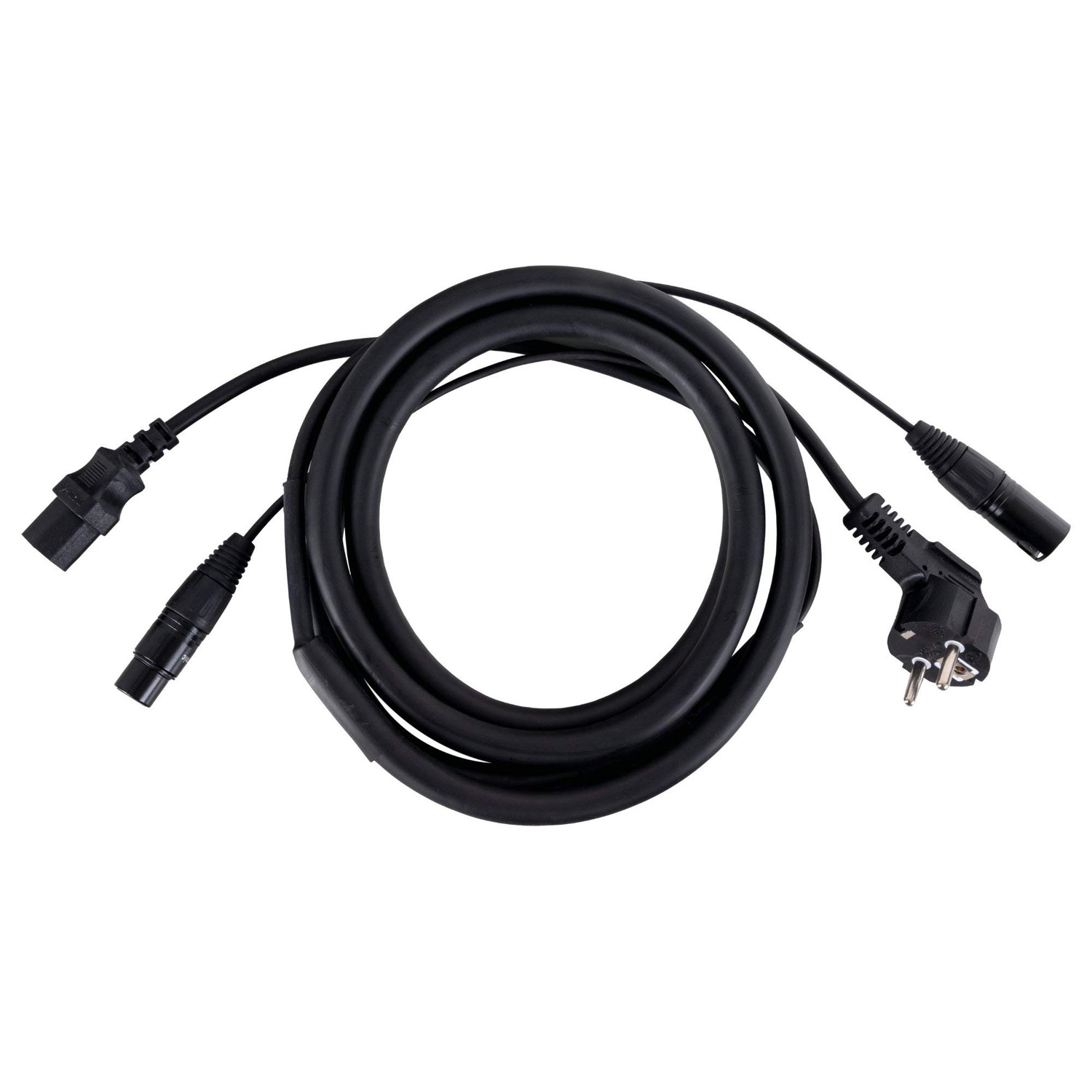 Pronomic Stage EUIECD-2.5 Hybrid Cable IEC / DMX - 2.5 m Combination ...