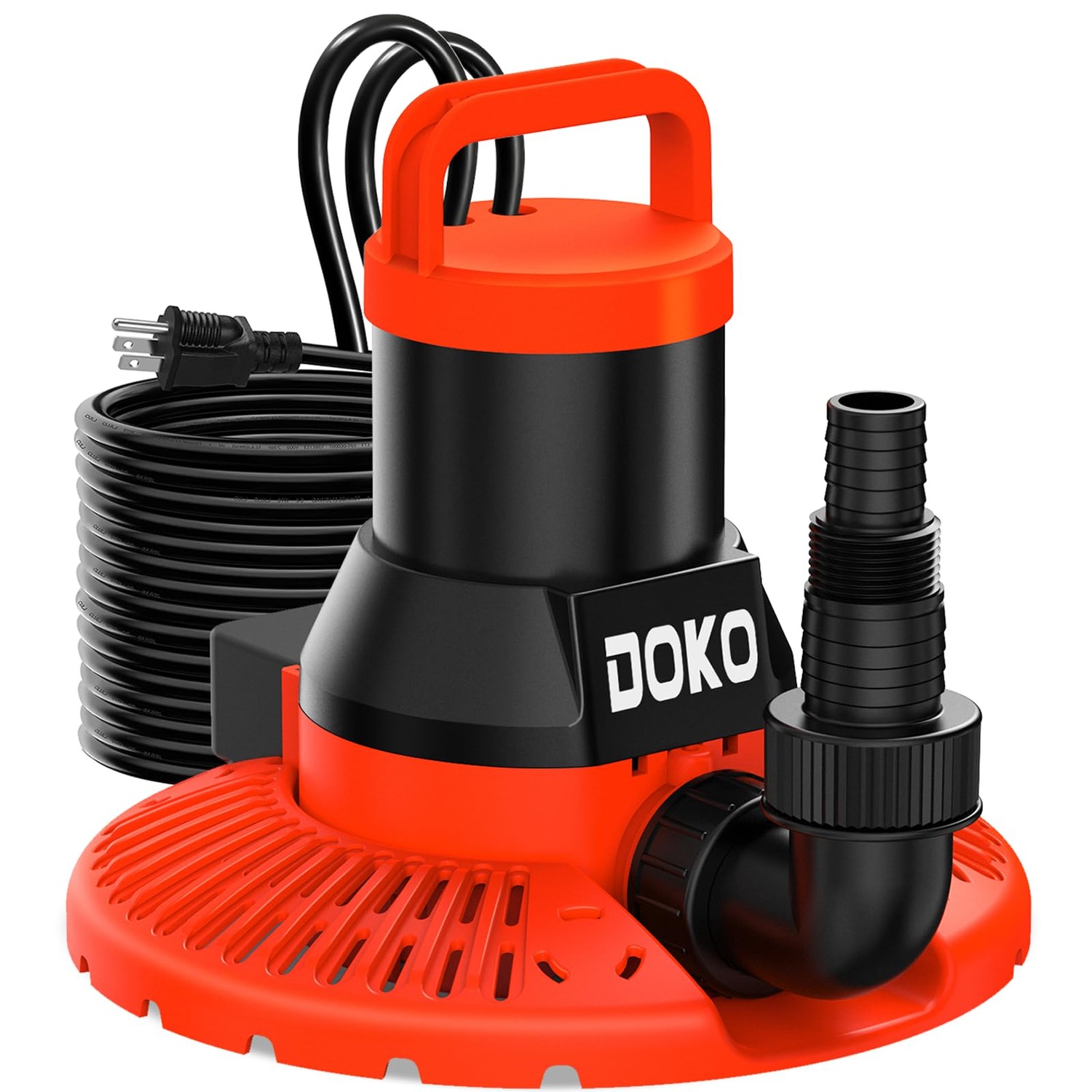 DOKO Automatic Swimming Pool Cover Pump,1/3 HP Sump Pump 2600GPH ...