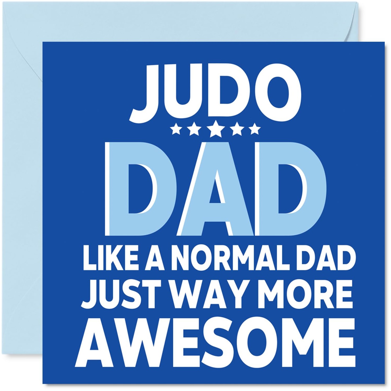 Judo Birthday Card for Dad - Awesome Dad Sports - Happy Birthday Card ...