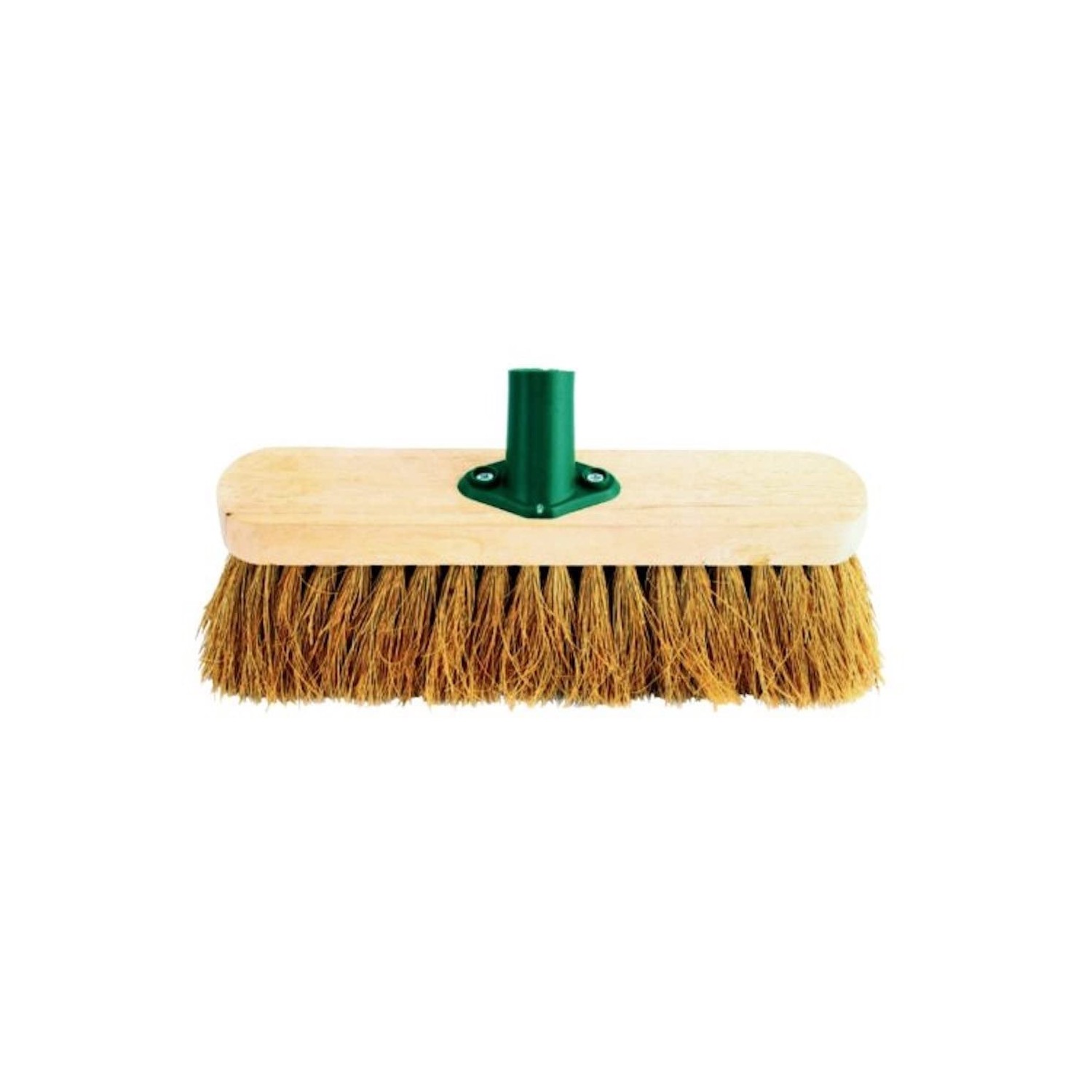 Jantex CD796 Wooden Broom Head, Soft, Coco, Size: 305 mm, 12" - ibspot.com