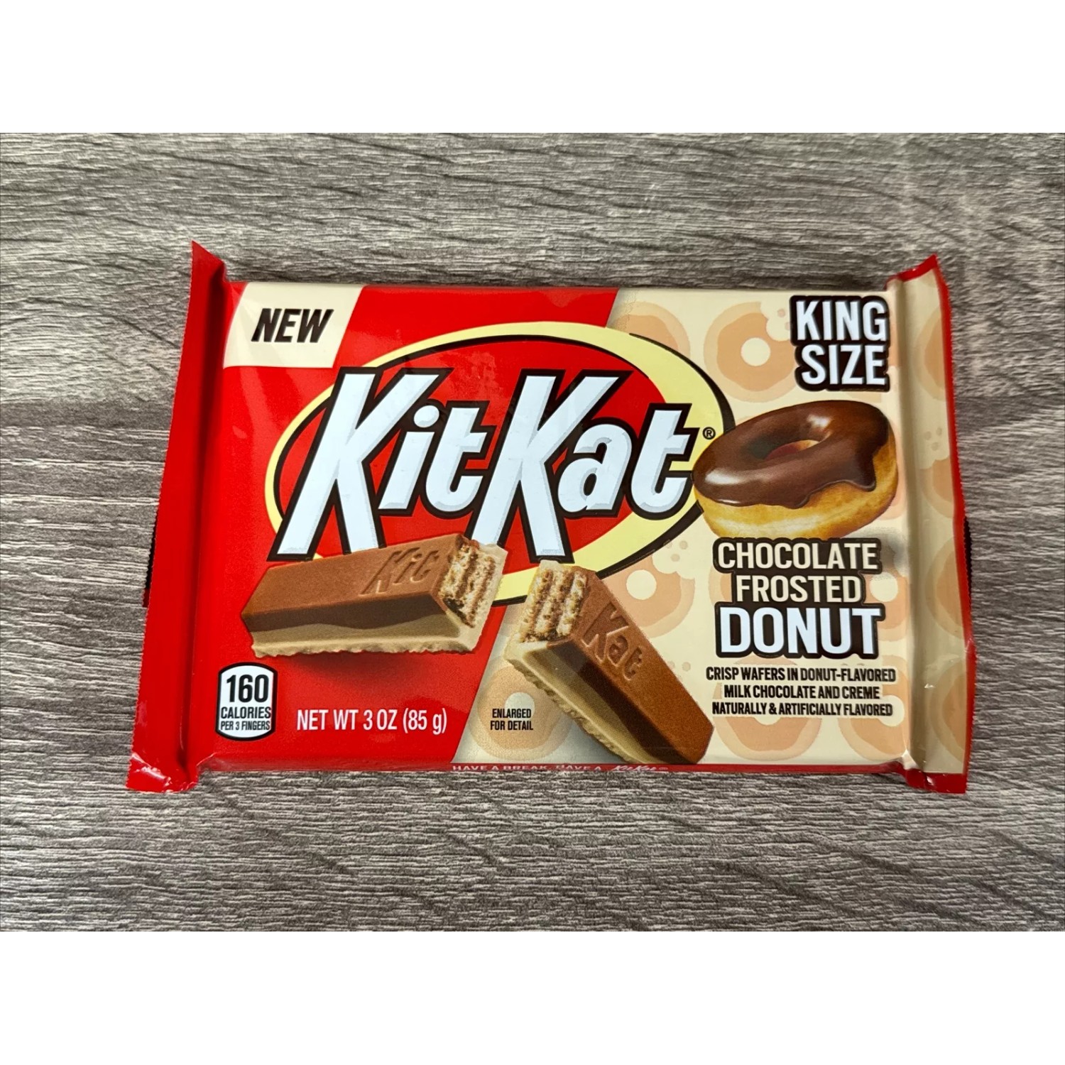 Hershey's Kit Kat King Size Chocolate Frosted Donut Limited Edition ...