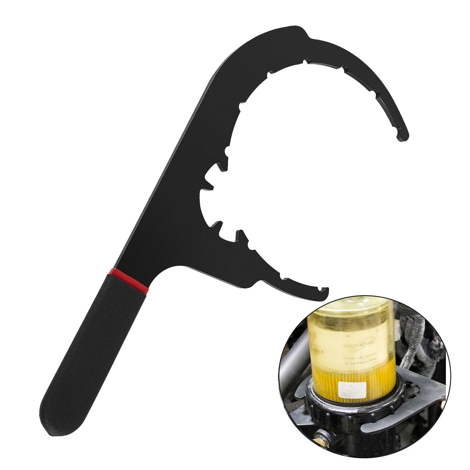 YIYUANYI 61110 Diesel Fuel Filter Wrench for Davco 6" Oil Filter Wrench ...