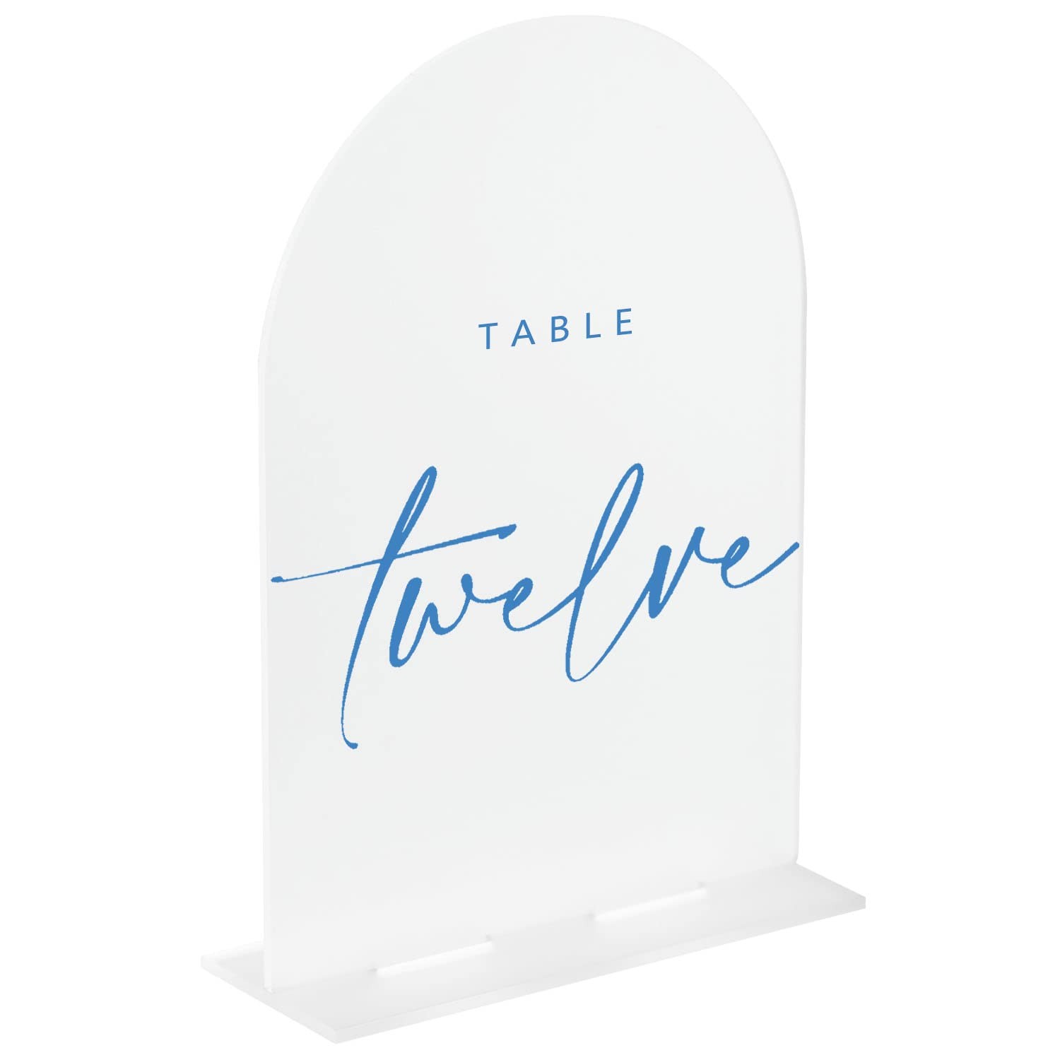 10 Pack Frosted Arch Acrylic Sign with Stand | 5x7 Inch Blank Frosted ...