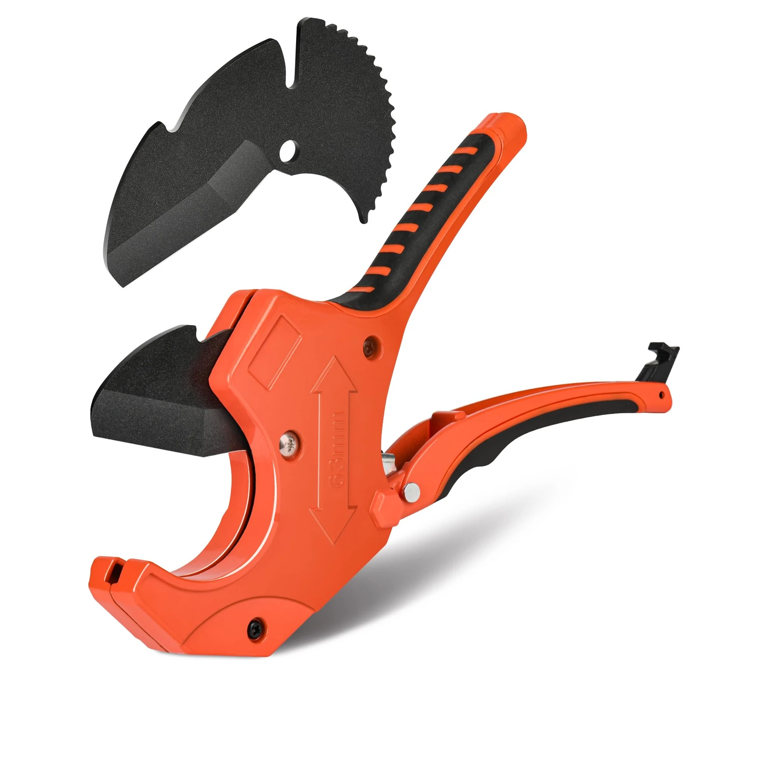 PVC Pipe Cutter, Allmake Ratcheting PVC Pipe Cutters 2 1/2 Inch with ...