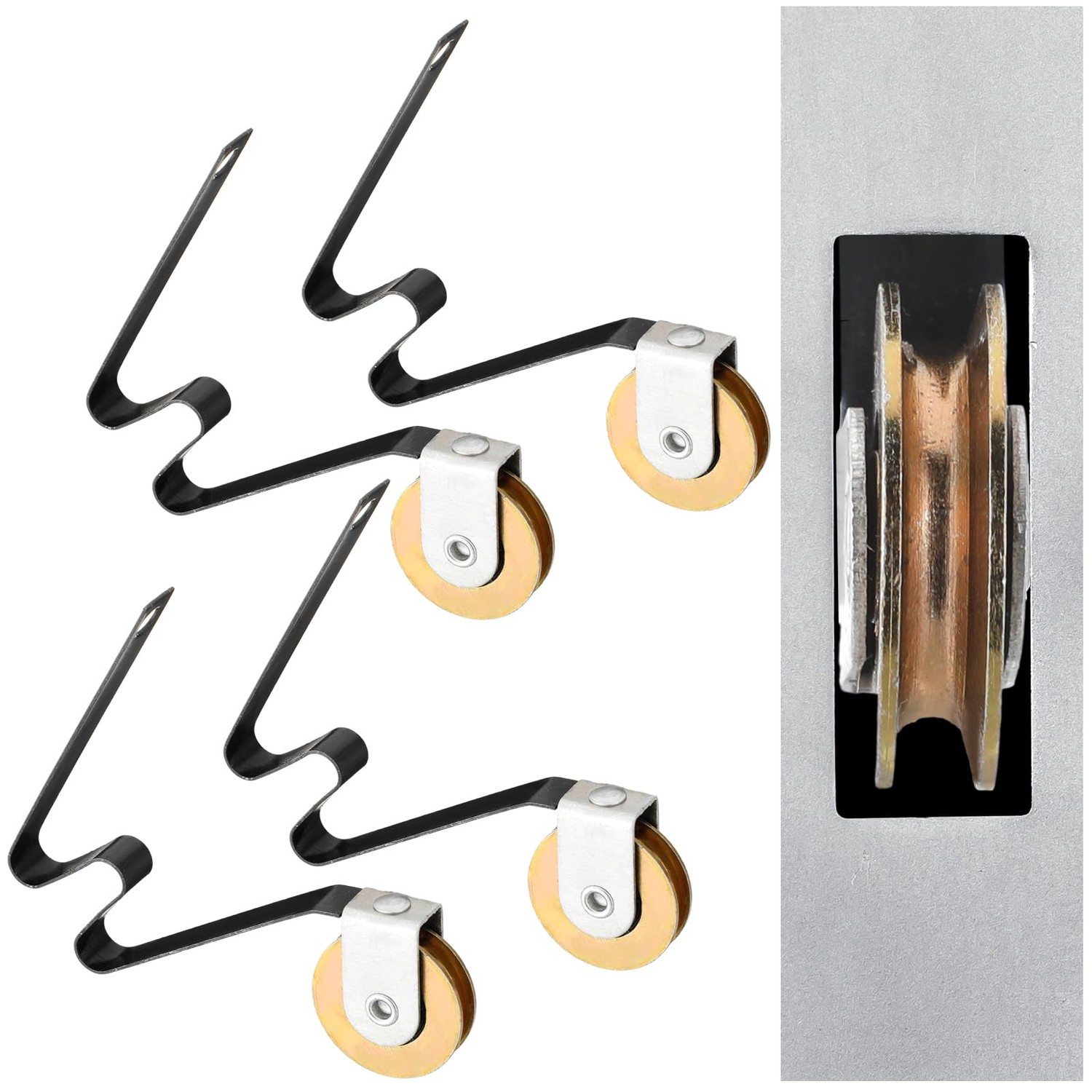 Tondiamo 2pcs 1 Inch Steel Screen Door Tension Springs with Steel ...