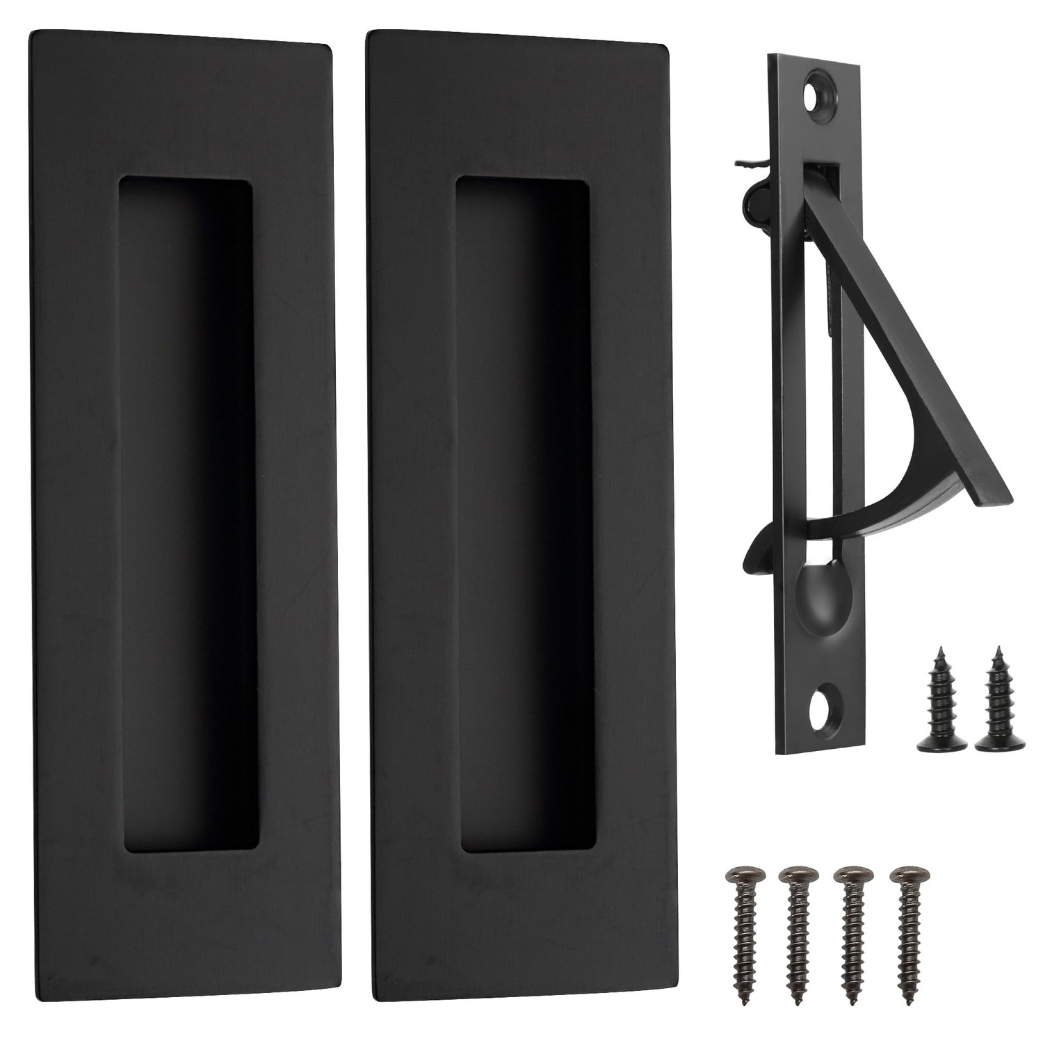 Malimali Pocket Door Pull and Edge Pull Set, Stainless Steel Pocket ...
