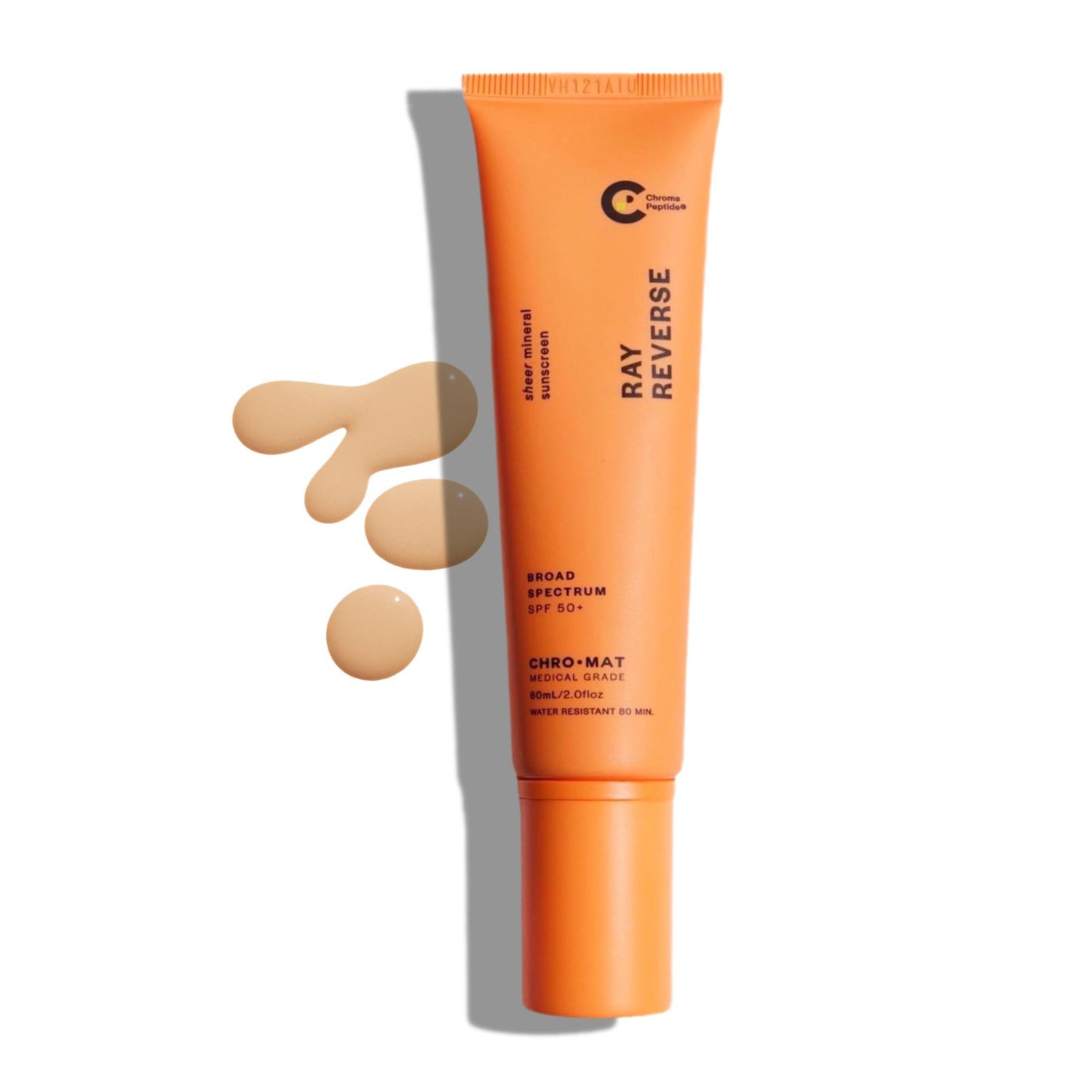 Chromat Ray Reverse SPF 50+ Sheer Mineral Facial Sunscreen (2 fl oz ...