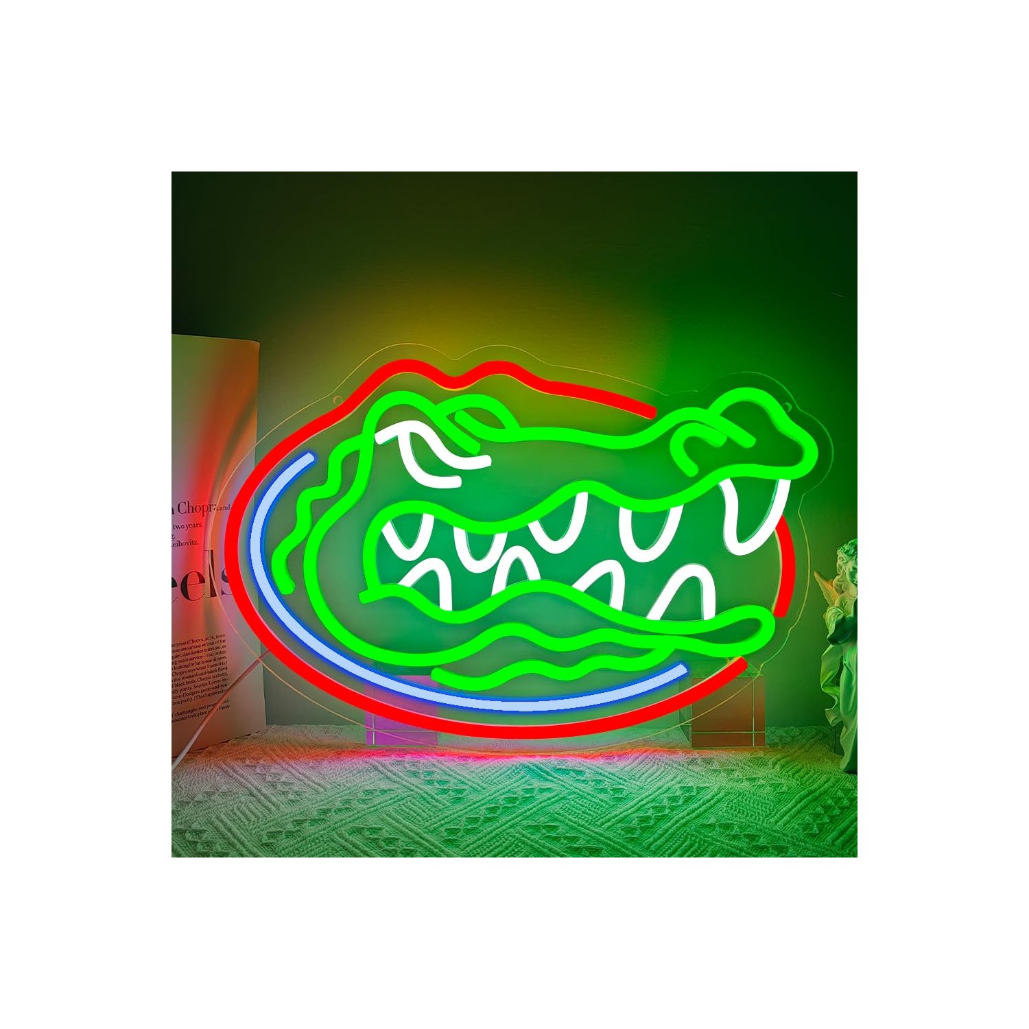 PILOYINDE Basketball team Neon Sign gators Neon Sign Man Cave Neon ...