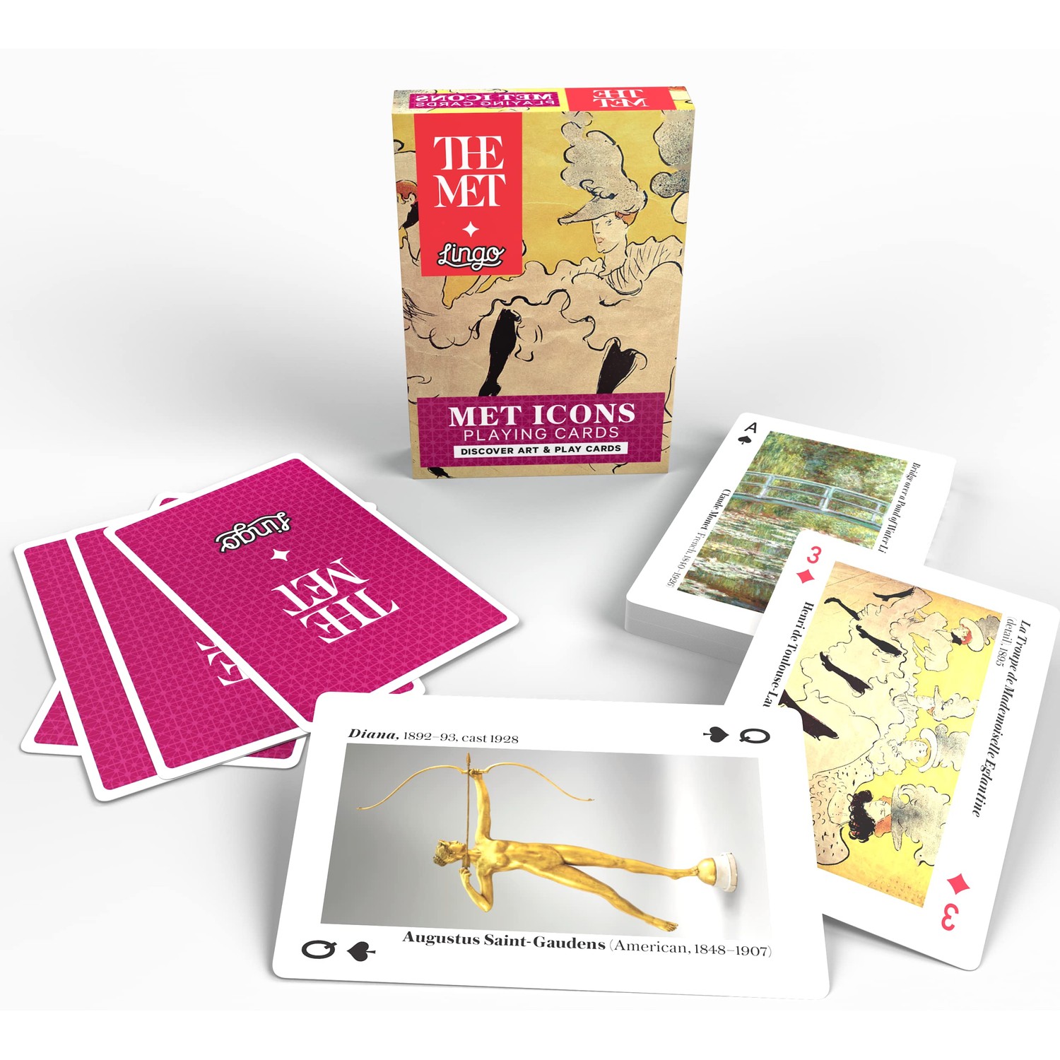 LINGO The MET Icons Playing Cards - Educational Flashcards with Key ...