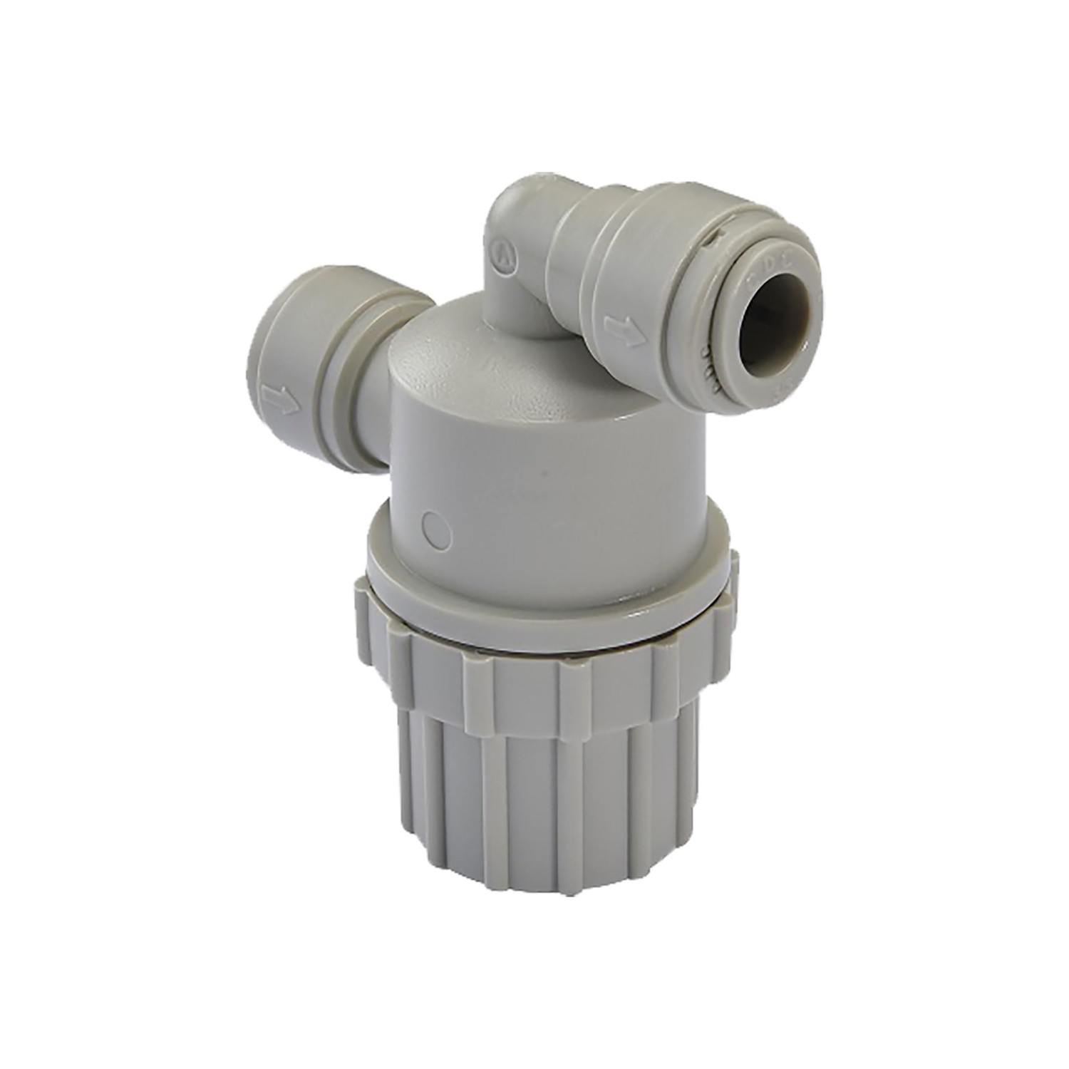 NeoFit's Acetal Gray Filter Strainer features push-in connections ...