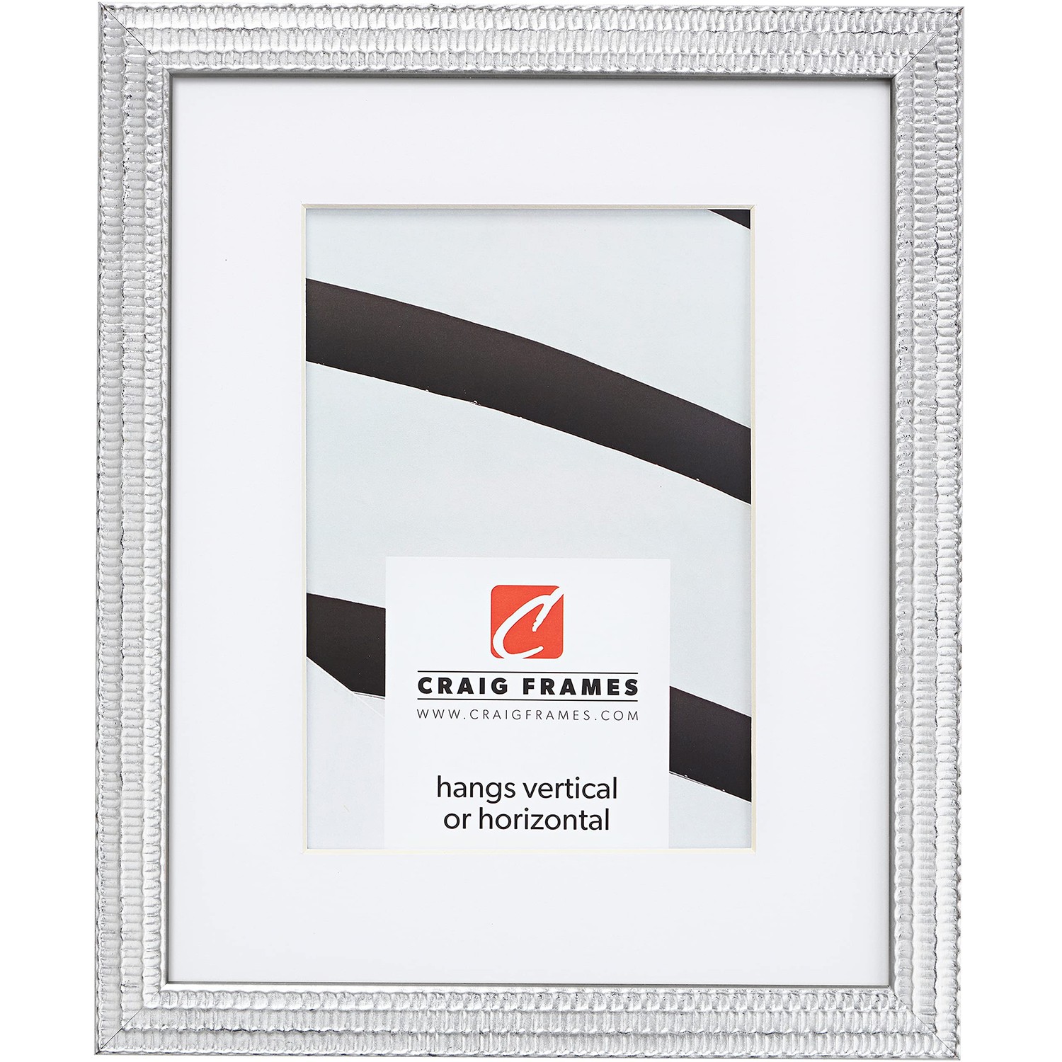 Craig Frames Farnsworth, 16 x 24 Inch Picture Frame Matted to Display a ...