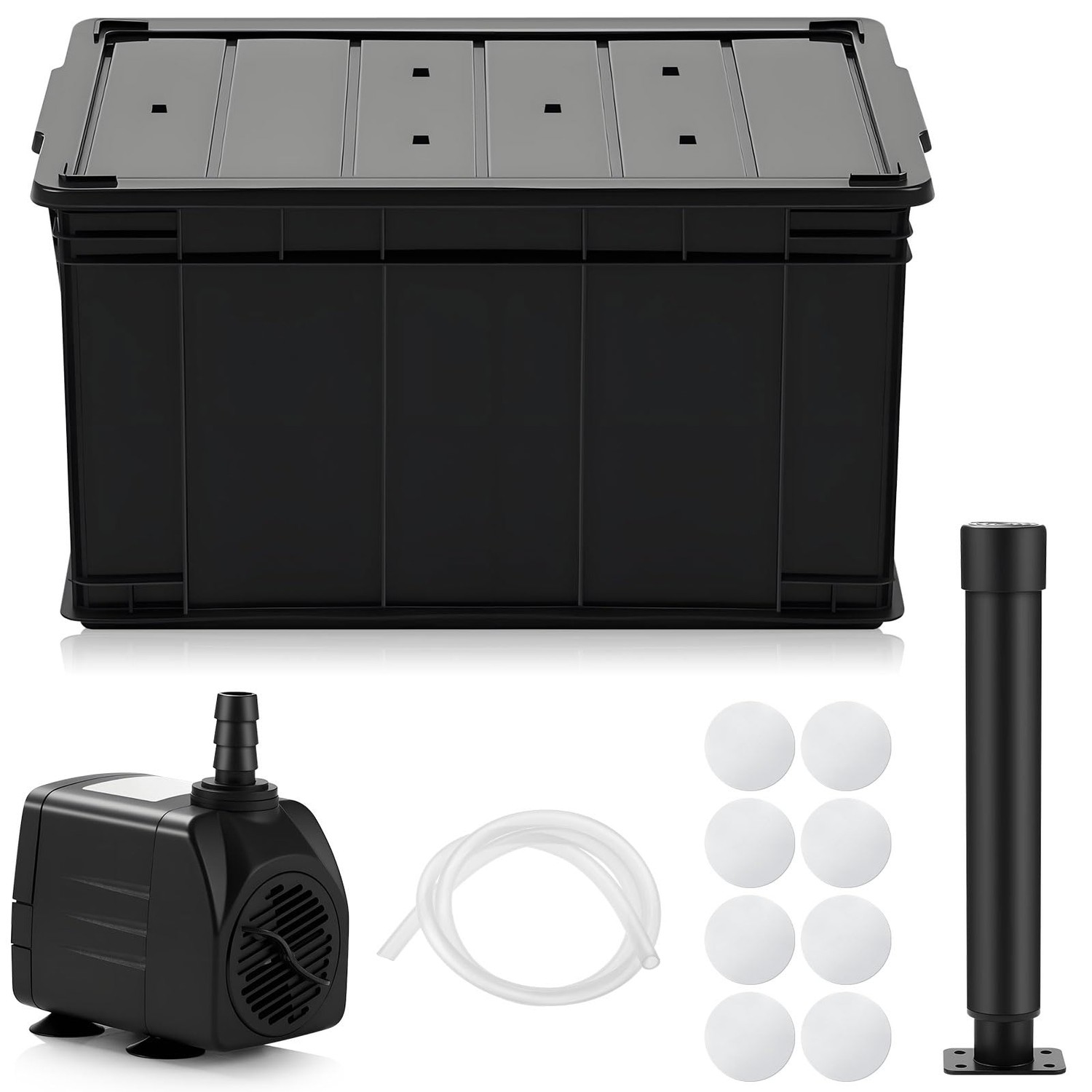 DoubleFill 1 Pack Fountain Basin, Water Feature Basin Kit Suitable for ...