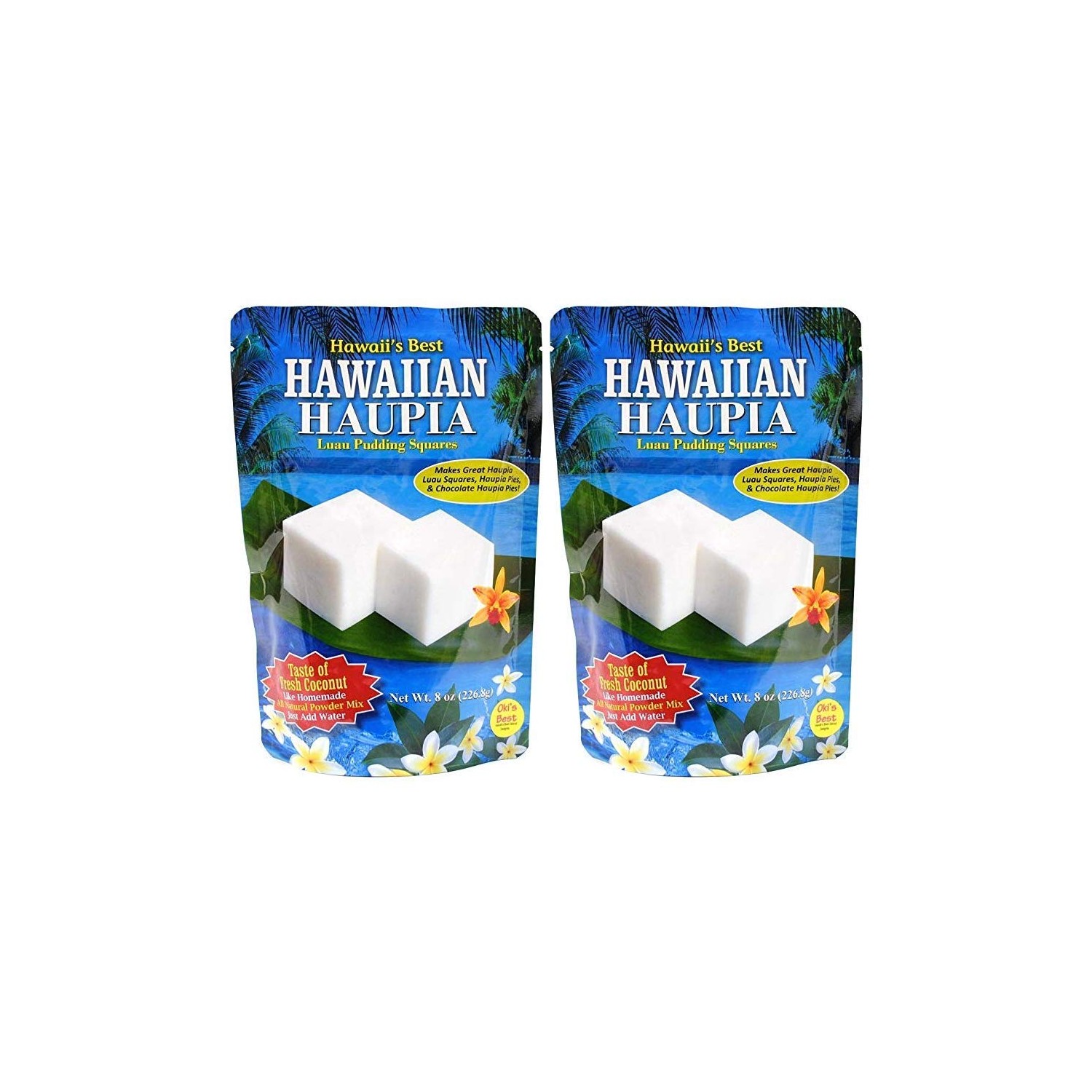 Hawaii's Best Hawaiian Haupia 2 Pack - Hawaii's Best Luau Pudding ...