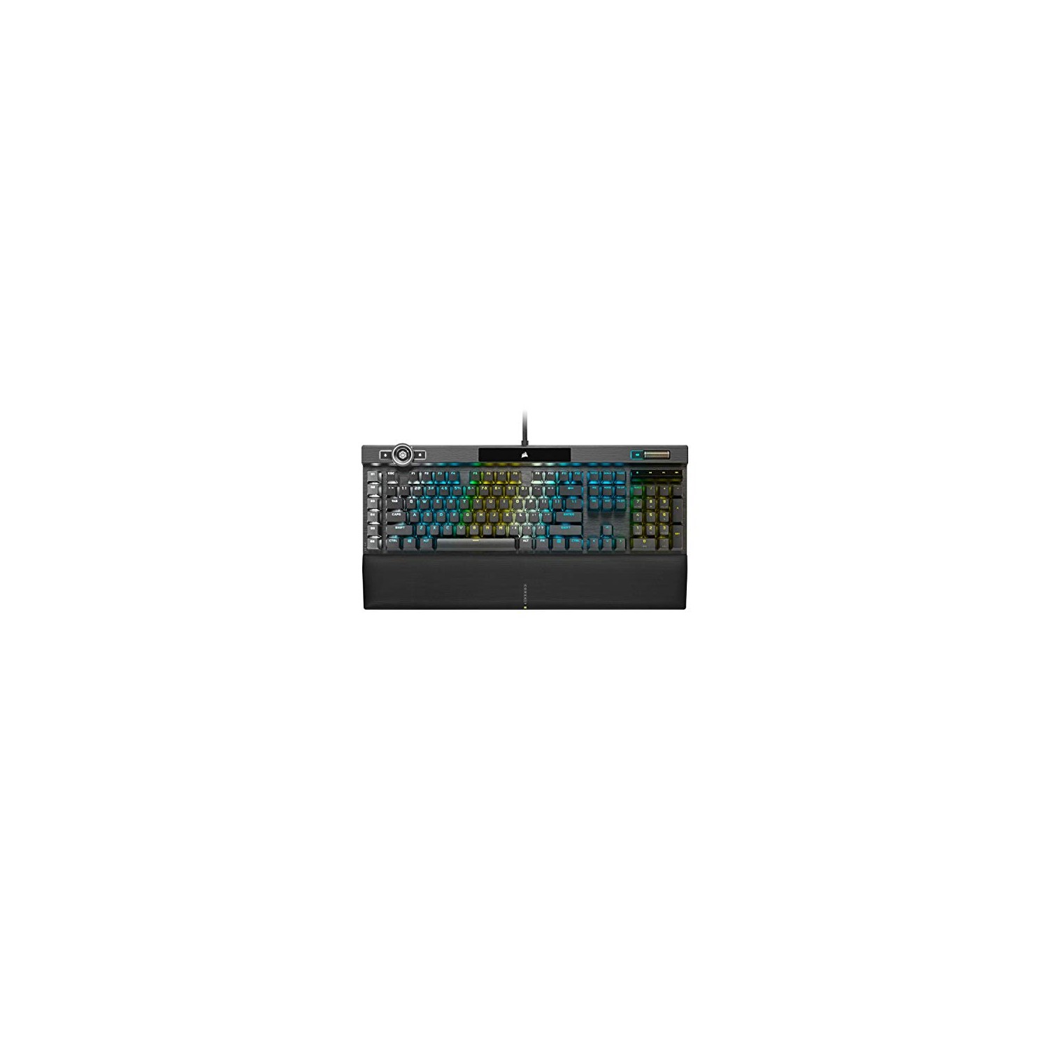 Corsair K100 RGB Optical-Mechanical Gaming Keyboard - Corsair OPX RGB ...