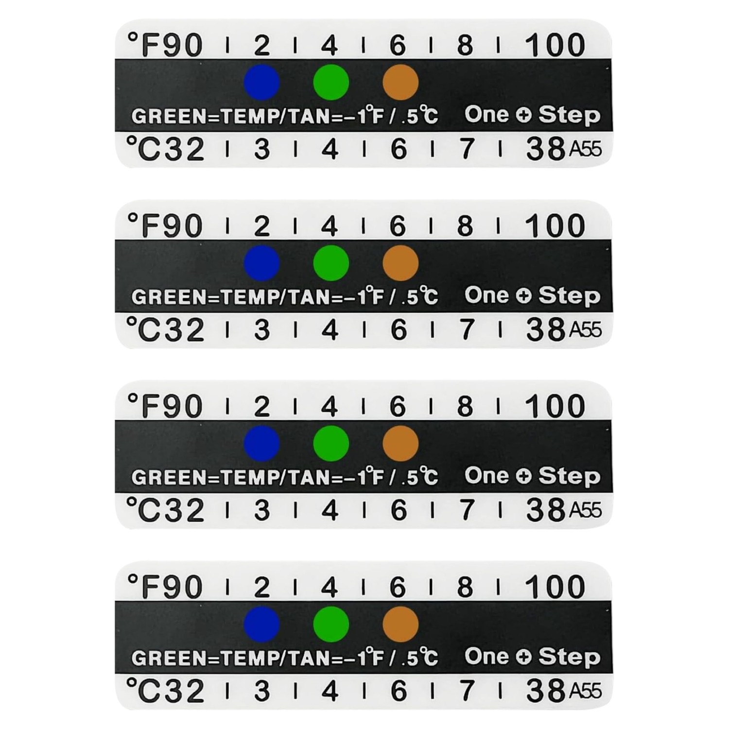 One Step Urine Temperature Test Strips, 100 x Stick On Thermometer ...