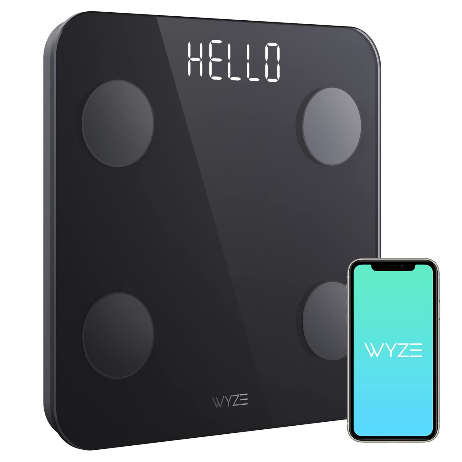 WYZE Wyze Smart Scale for Body Weight and Fat, Digital Bathroom Scale ...