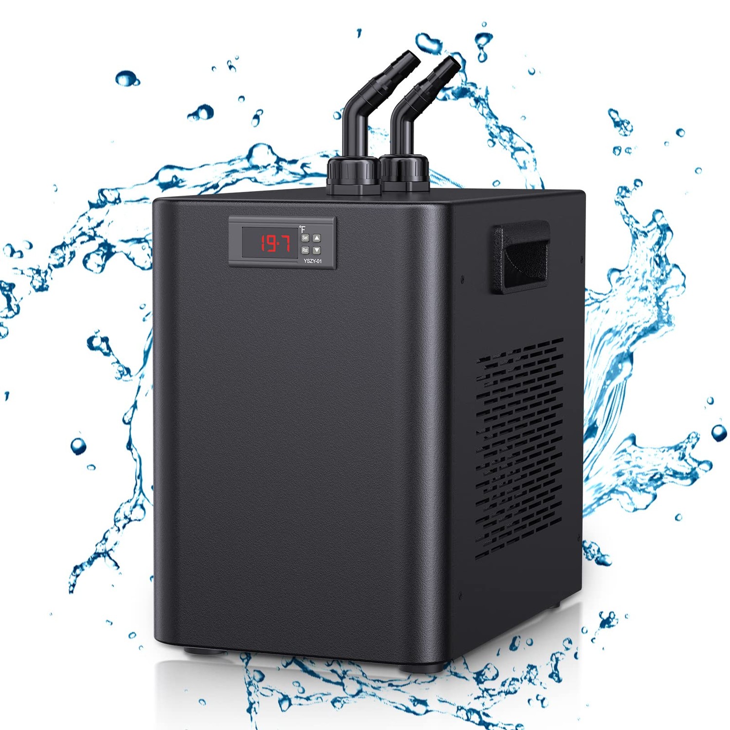 LLNC 42 Gal Aquarium Chiller with Quiet Design Compressor 1/10 HP Water ...