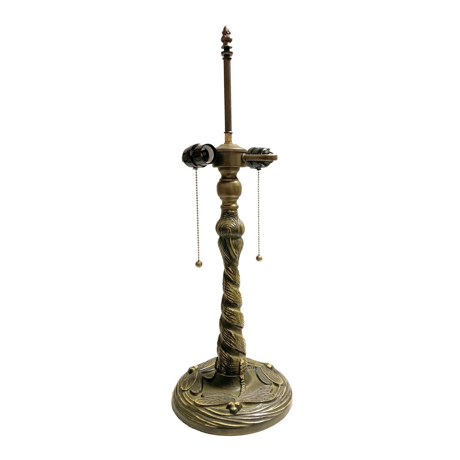 RWS Metals Tiffany Lamp Base-DRAGONFLY Design-Replace - ibspot.com