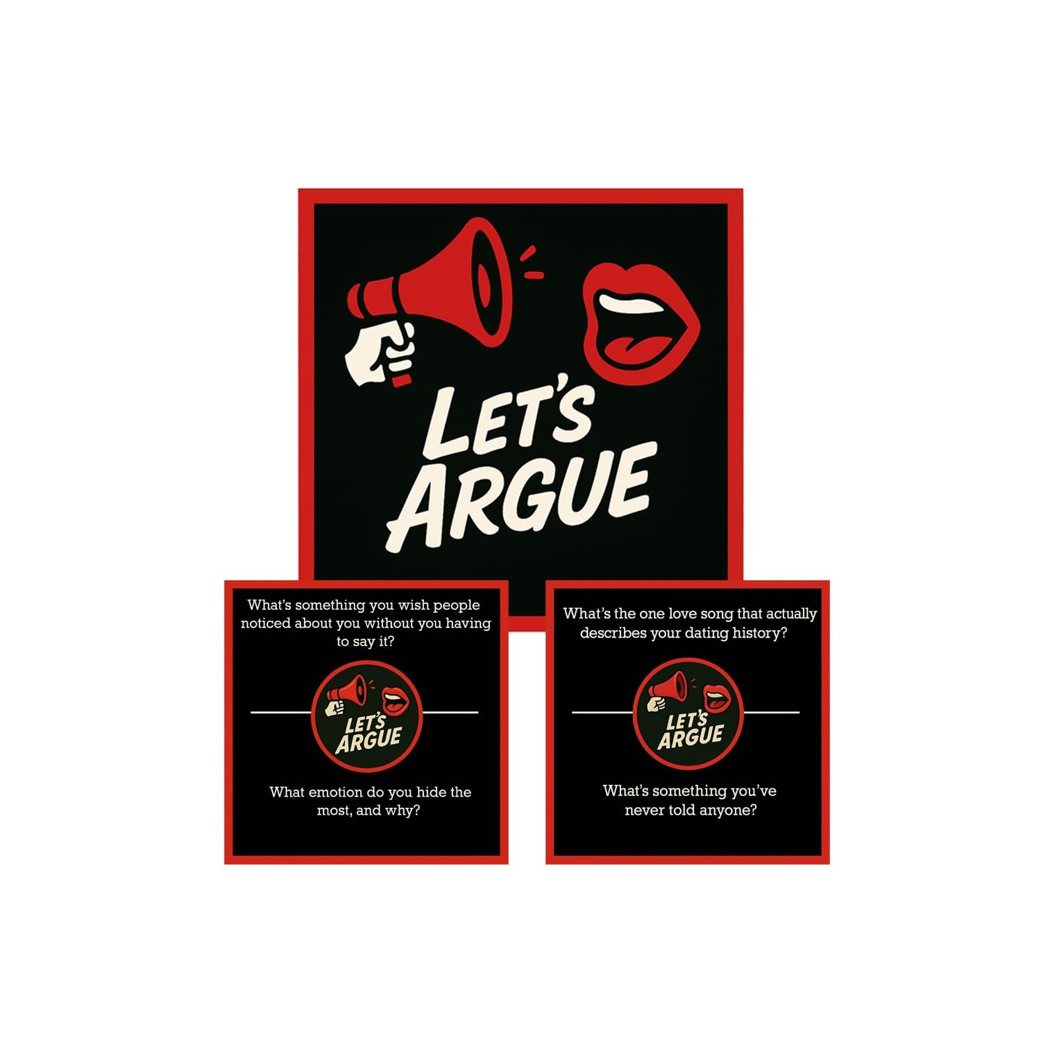 Kocak Gold Let’s Argue Card Game - Lets Debate Discussion Conversation ...