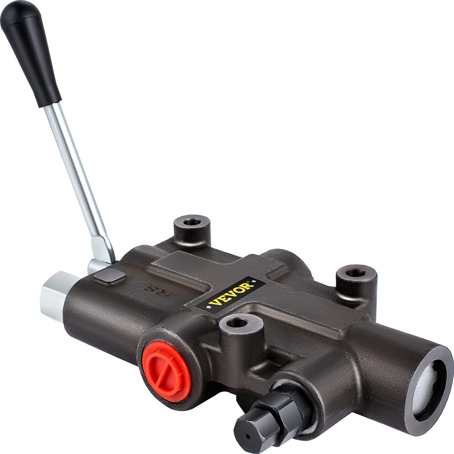 VEVOR Hydraulic Directional Control Valve, 1 Spool Hydraulic Spool ...