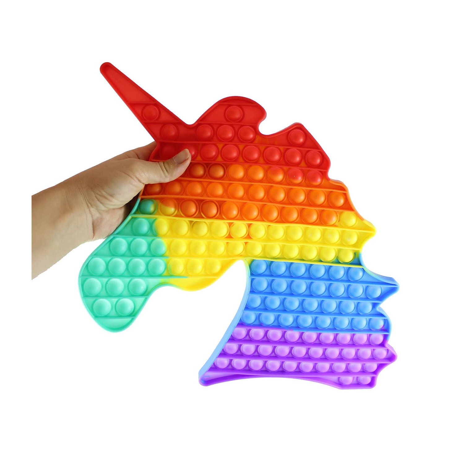 Curious Minds Busy Bags Jumbo Unicorn Head Animal Theme Bubble Pop ...