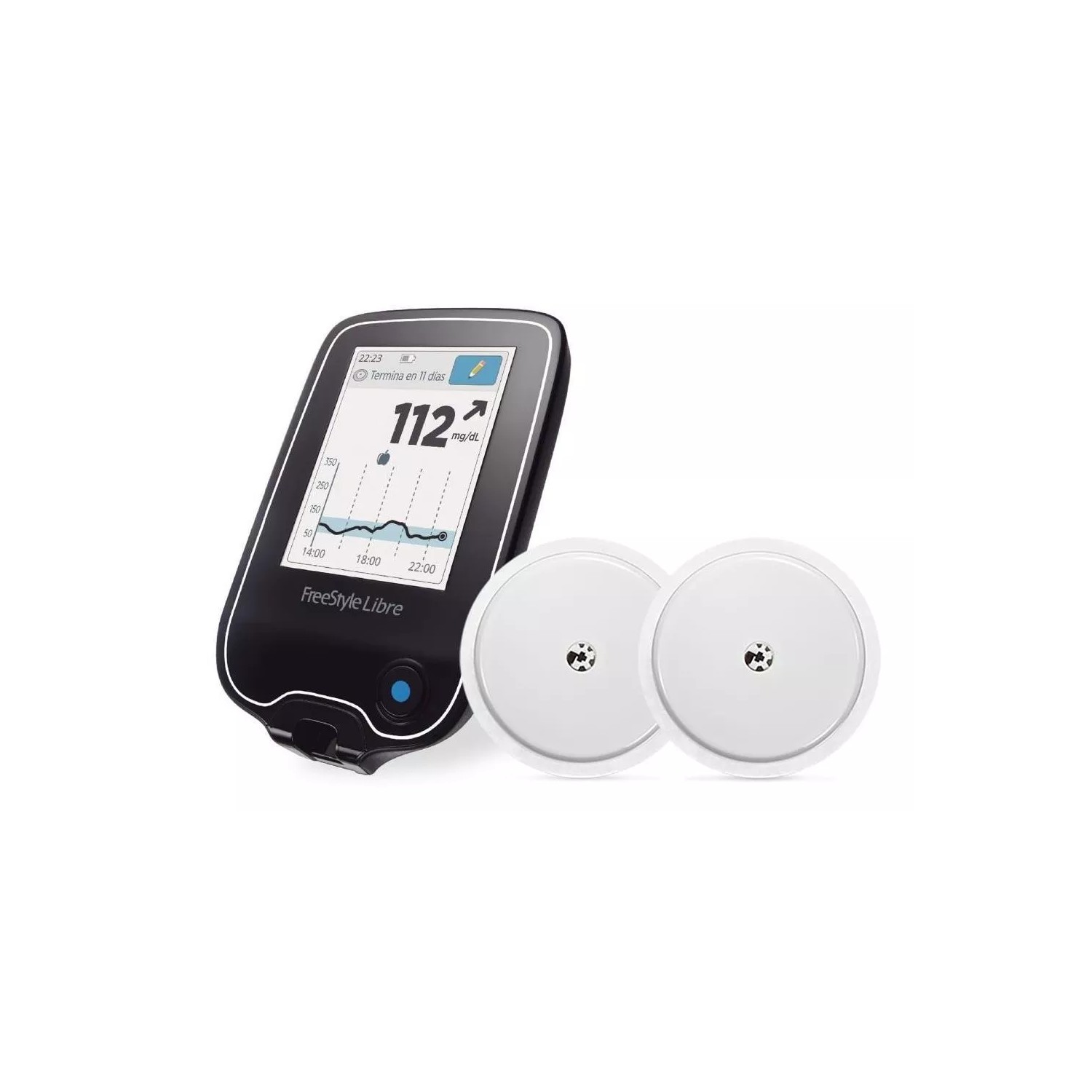 Freestyle Glucómetro continuo FreeStyle Libre Kit Lector + 2 Sensores ...