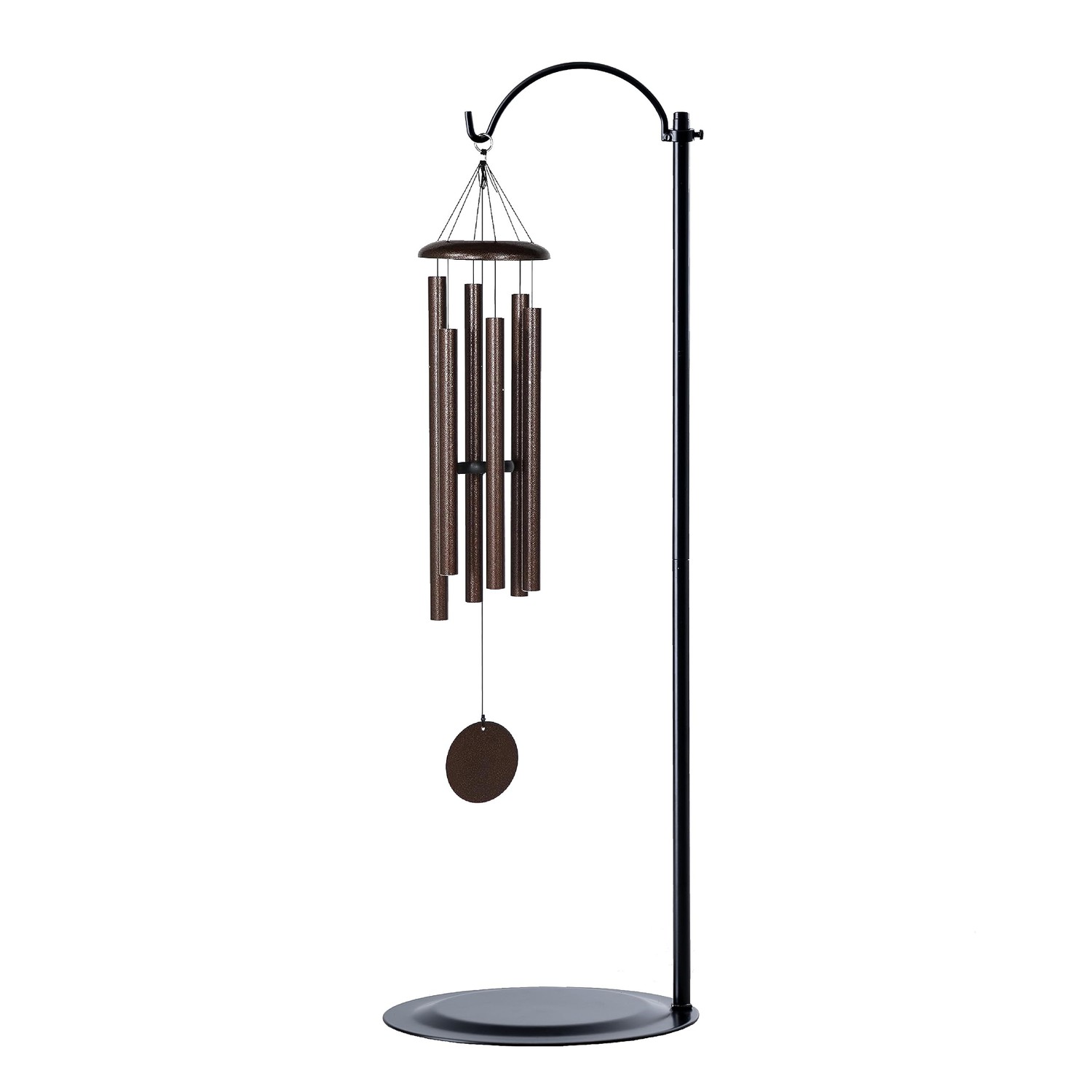 HOHIYA 36 Inch Wind Chime Stand Adjustable for Lantern Hummingbird ...