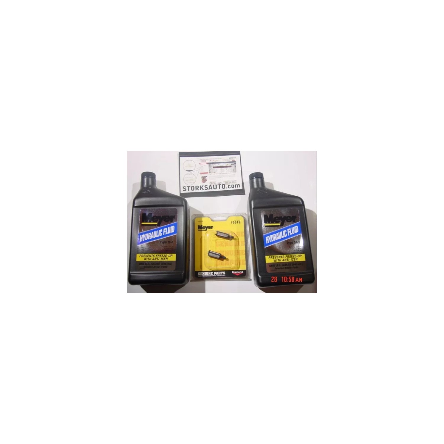 Meyer Genuine Meyer plow oil 2x Filter kit pump rebuild Fluid 15134 ...