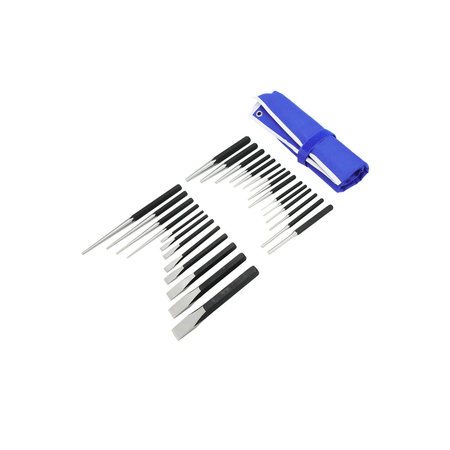 MichaelPro Punch and Chisel Set, 27-Piece Punch Set Tools with Center ...