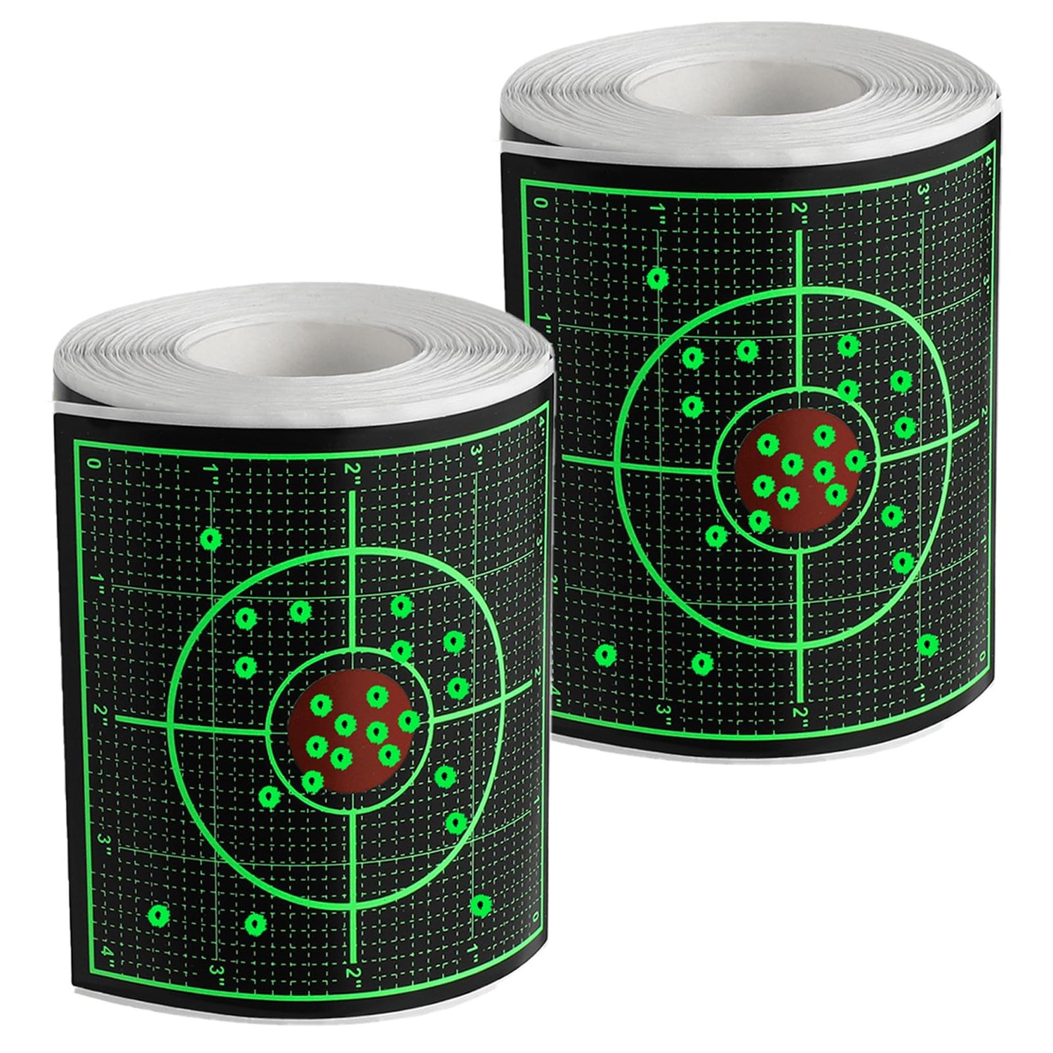 Green Sight in Splatter Target Stickers 4" Reactive Paper Targets with ...