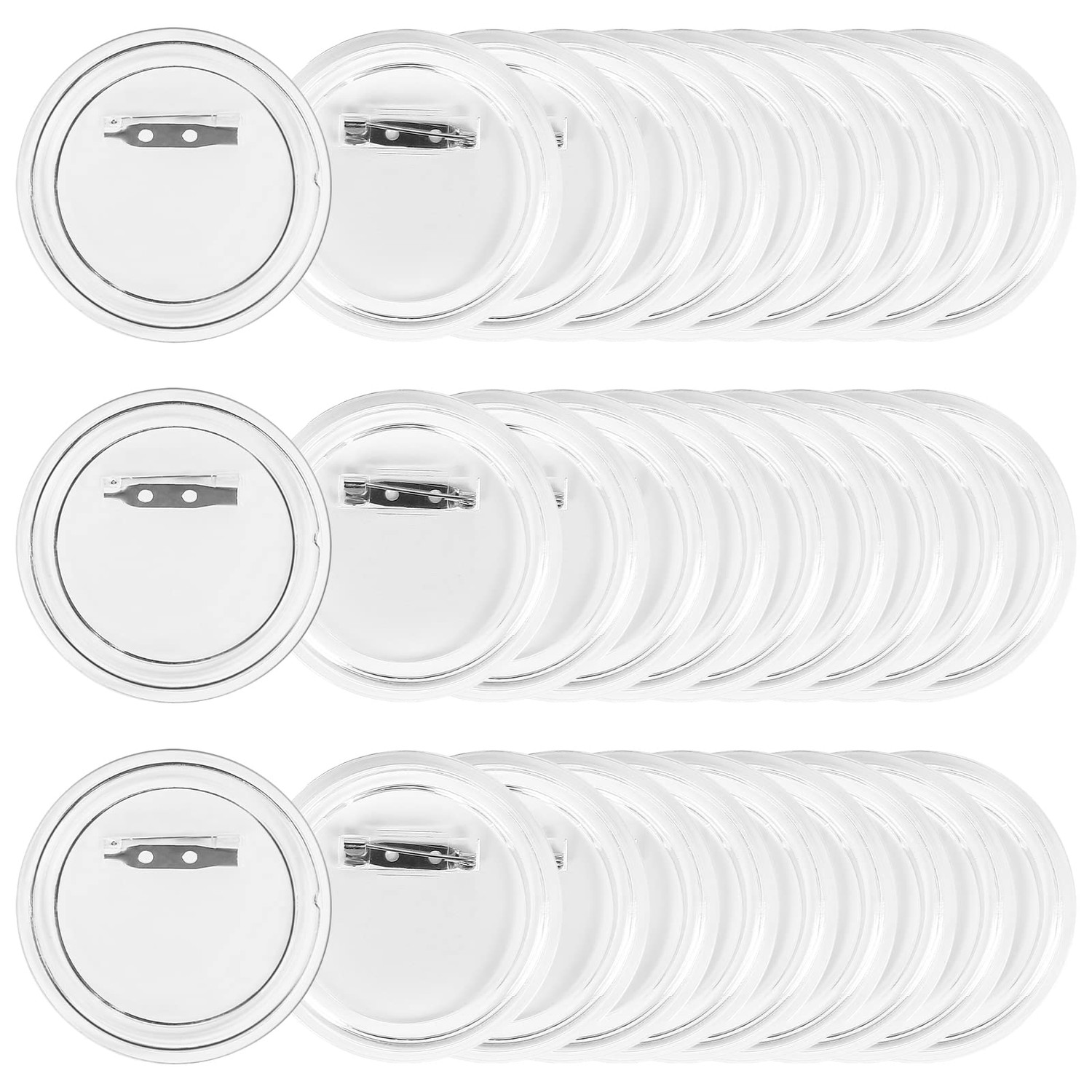 SCLLNDA 30 Pieces Buttons Make Yourself Without Button Machine ...
