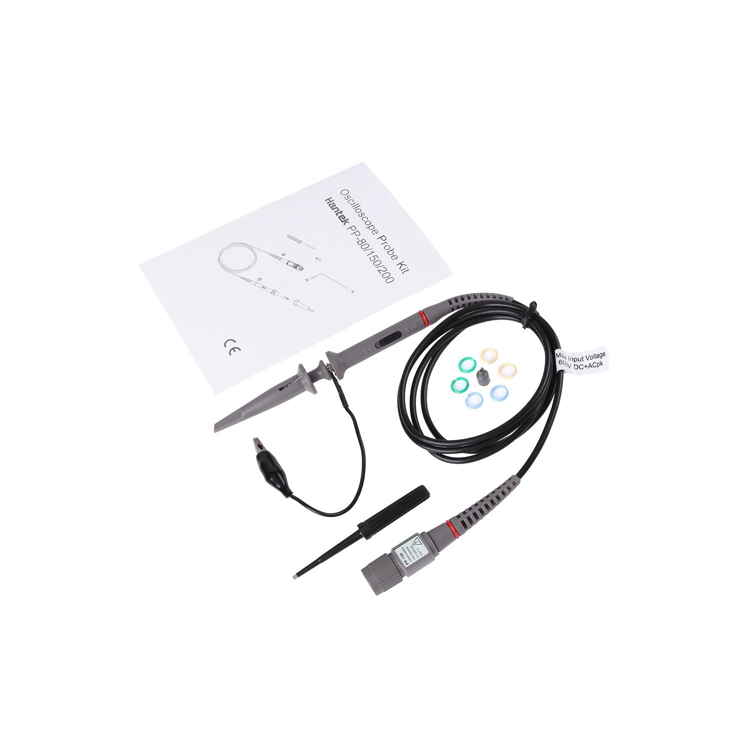 Akozon Oscilloscope Probe PP-150 100MHz 1 X 10X Oscilloscope Probe for ...