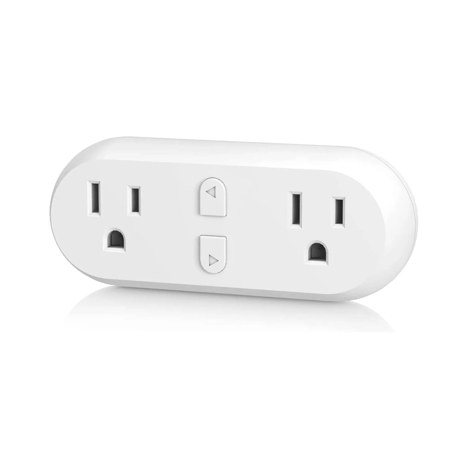 HBN Smart Plug 15A, WiFi&Bluetooth Outlet Extender Dual Socket Plugs, 1 ...