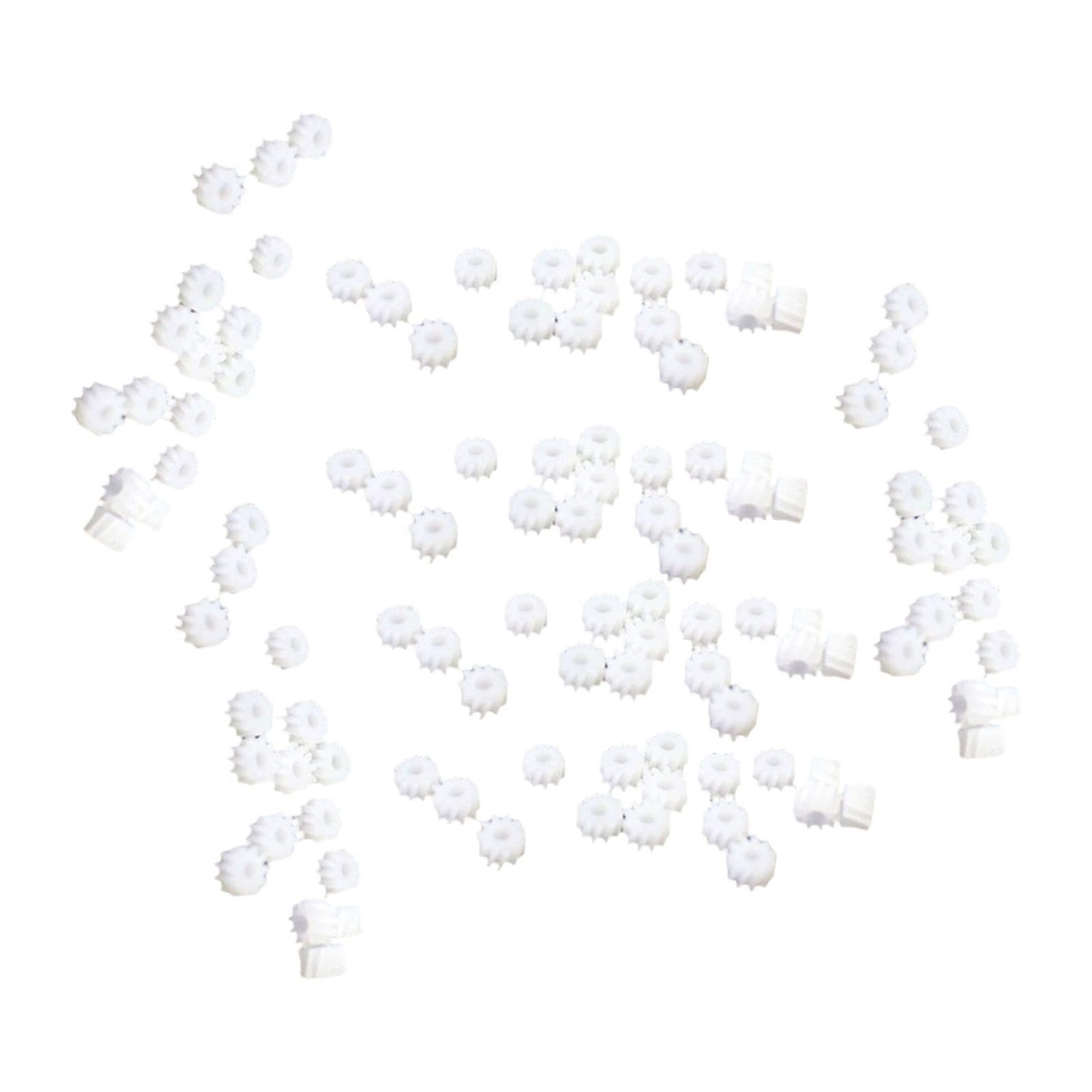 Colcolo 100 Pieces 1/87 HO Scale Trains Replacement Gears Set 10TH Driving Gears Sand Table ...