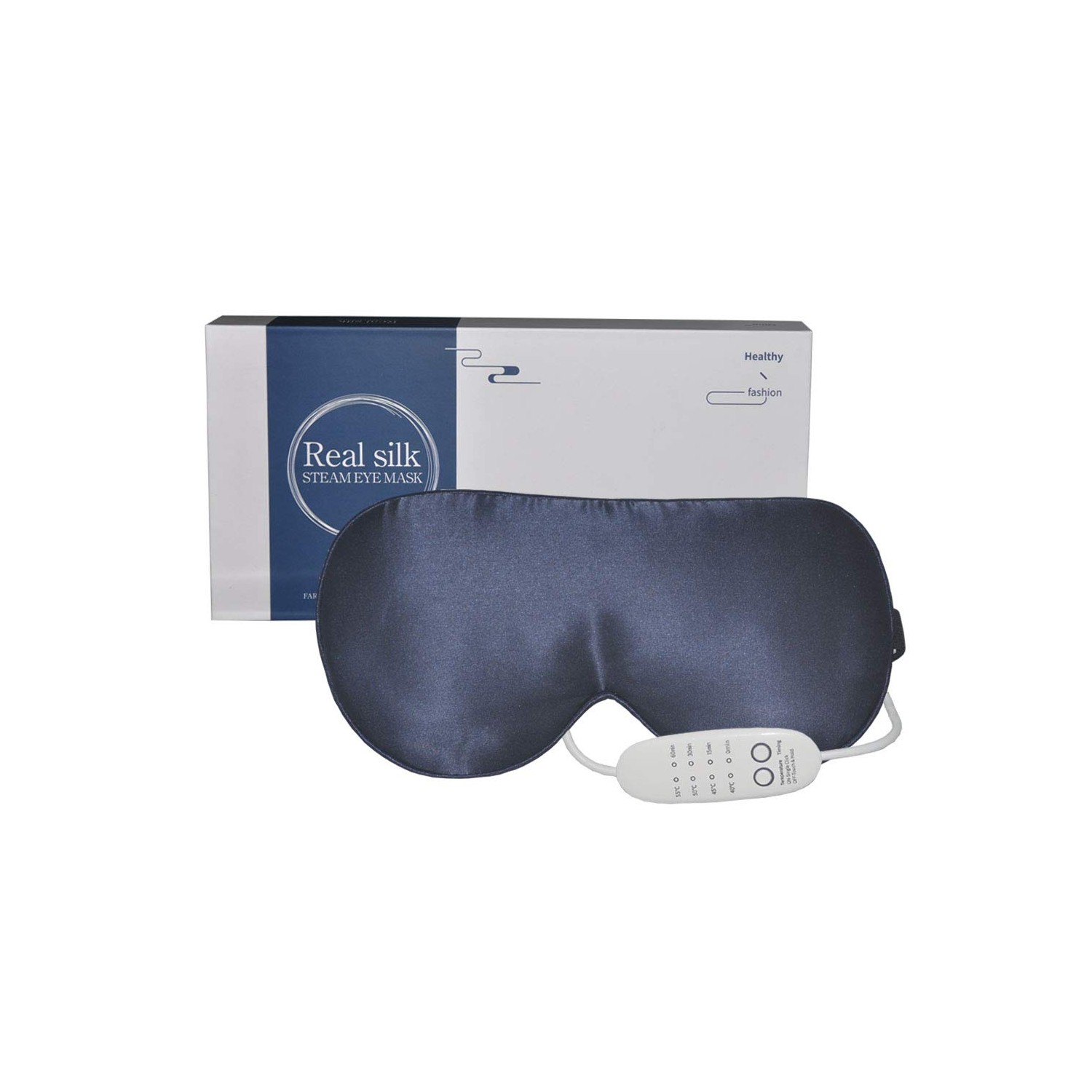 Silk Heated Eye Mask, PJYU USB Hot Eye Mask for Dry Eye, Blepharitis ...