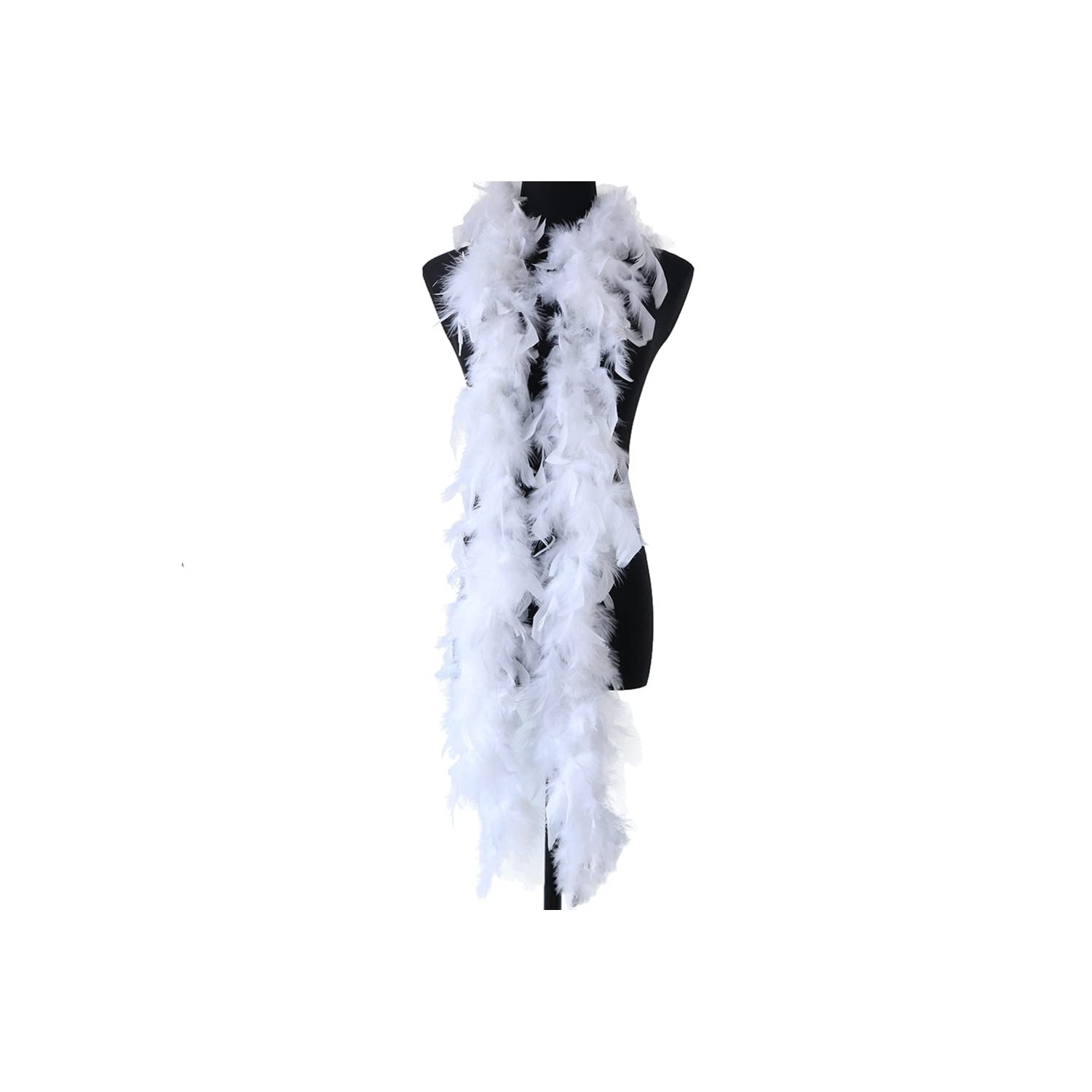 HugeDE 2m Turkey Feathers Boa Fancy Dress Boa Long Dancing Feather Boa ...