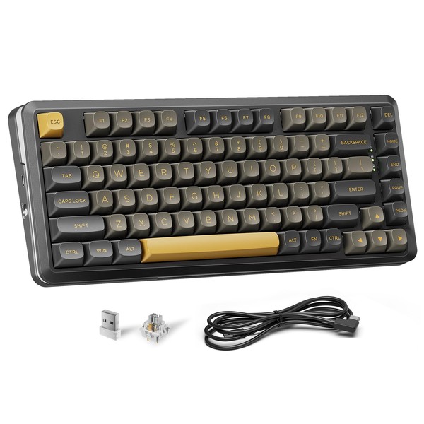 Redragon K738 Wireless Mechanical Keyboard, Gasket Mounted RGB Gaming Keyboard, 3-Mode (2.4G/BT ...