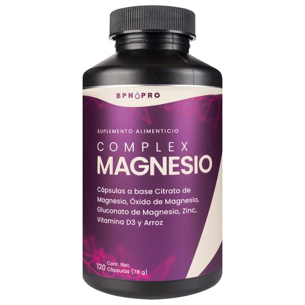 Magnesio Complex Citrato Oxido Gluconato Zinc Vitamina D3 con 3 tipos ...