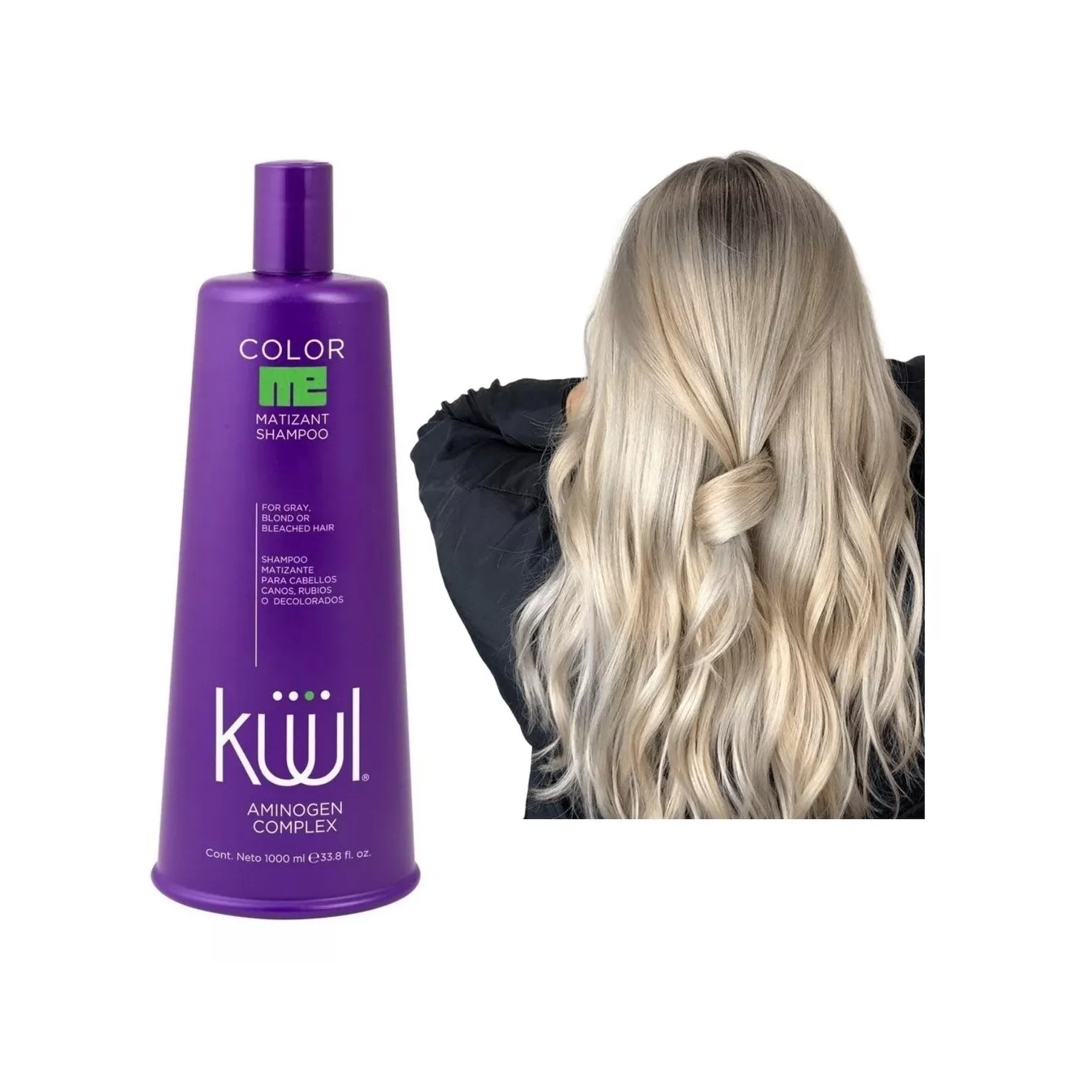 Kuul Shampoo Matizador Kuul Color Me 1 Litro - ibspot.com
