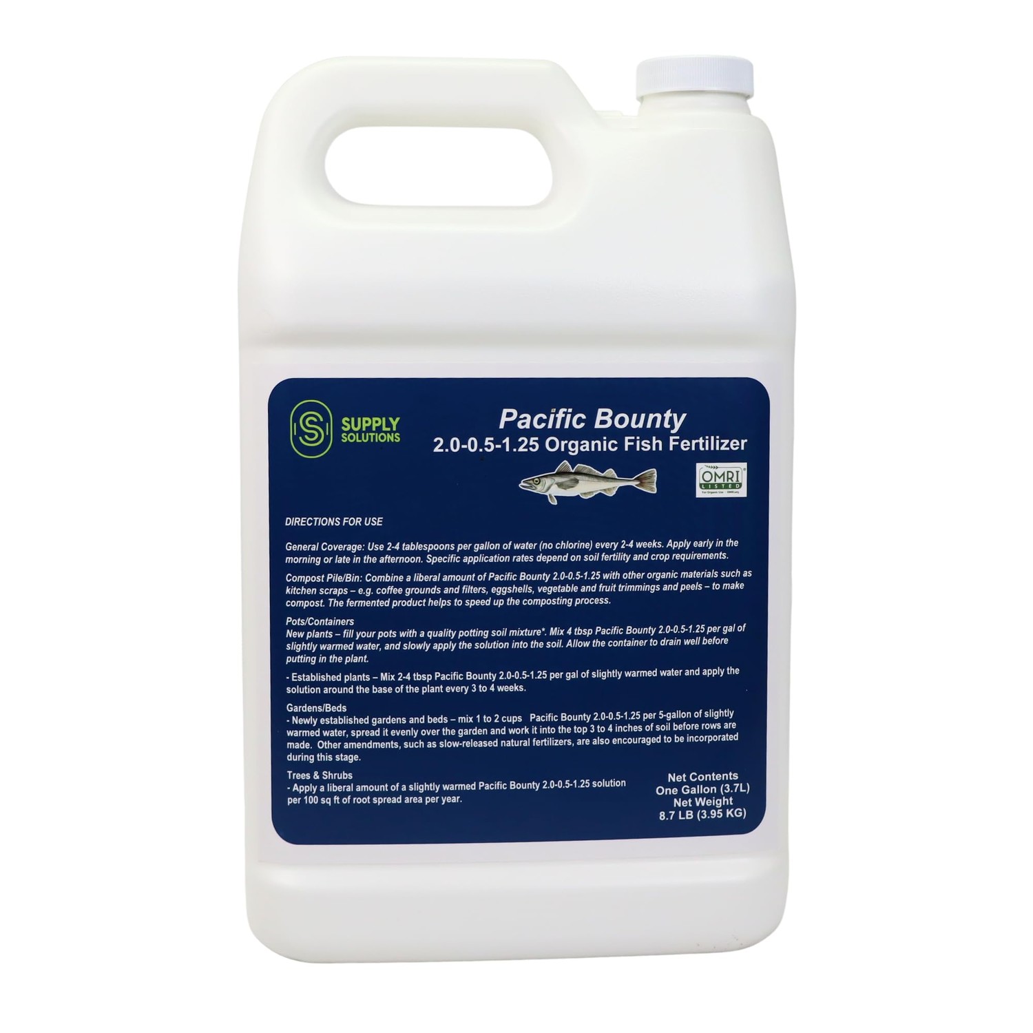 Supply Solutions OMRI Listed | Organic Liquid Fish Fertilizer - Fish ...