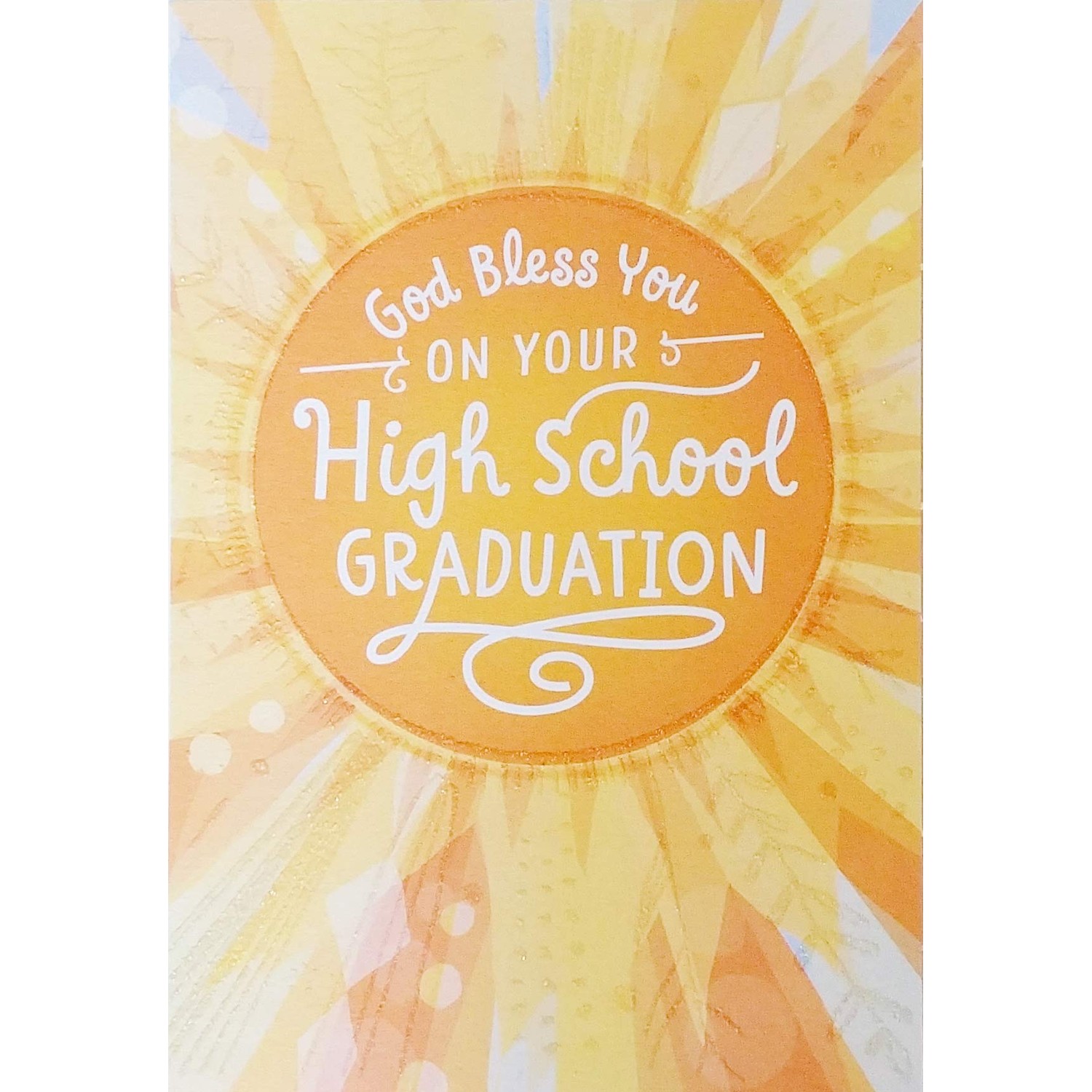 Greeting Card God Bless You On Your High School Graduation - Christian ...