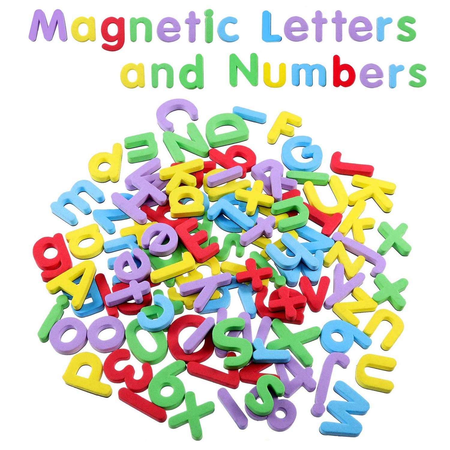 Magnetic Letters and Numbers, Pack of 108 Magnetic Letters for Children ...