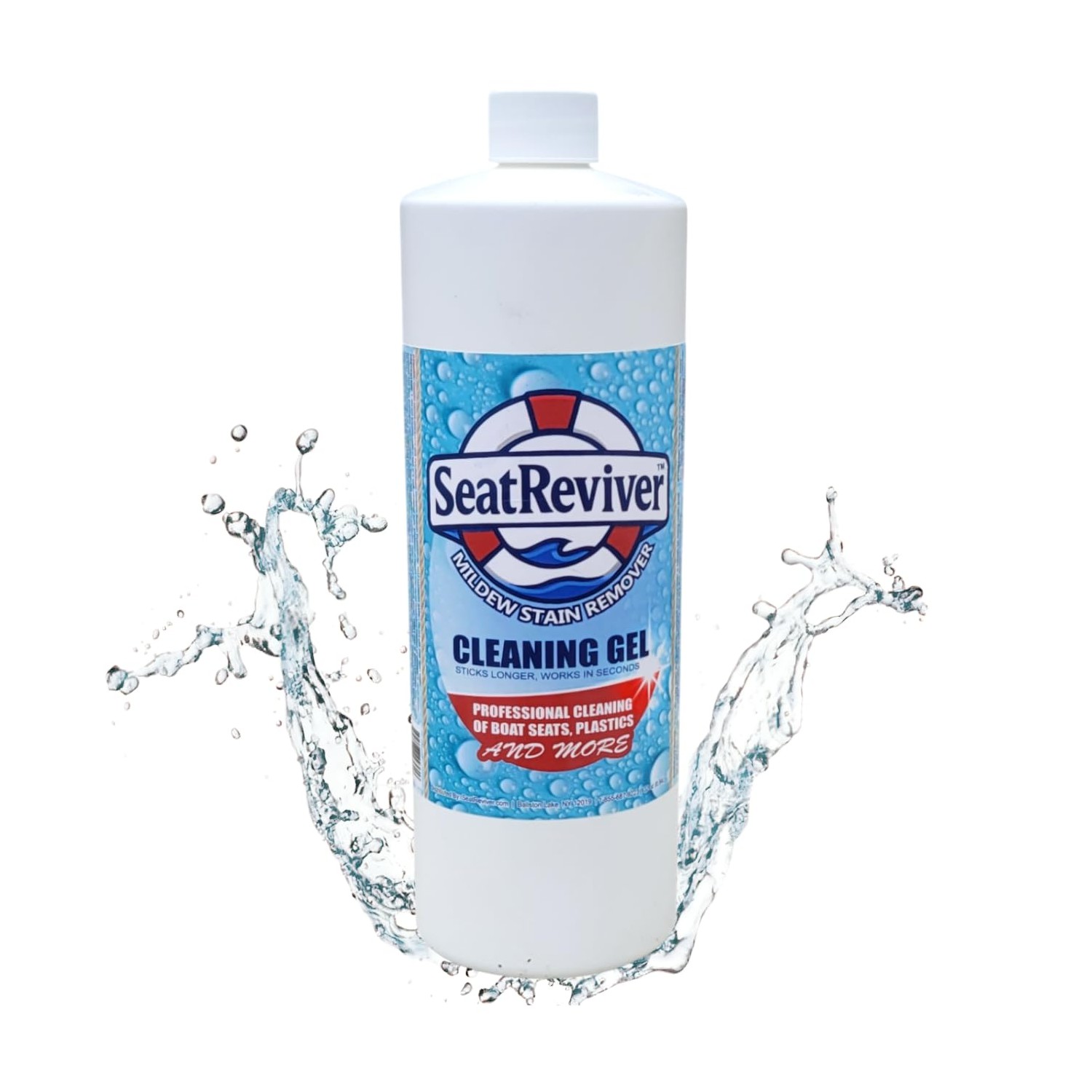 Seat Reviver Mildew Stain Remover for Boat Seats, Vinyl & Plastic ...