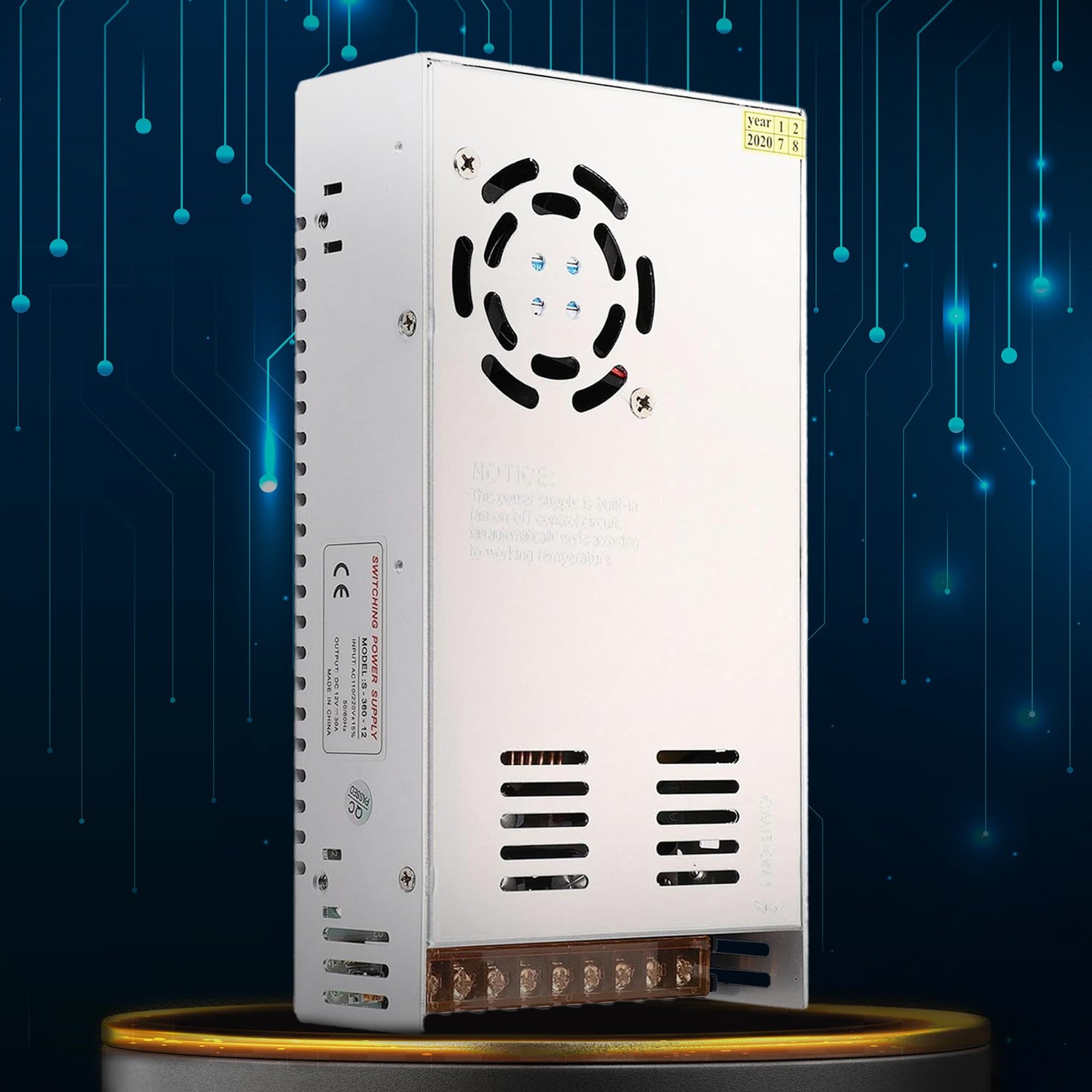 Universal Regulated DC 5V/12V/24V IP20 Rectifier for LED Strip Security ...