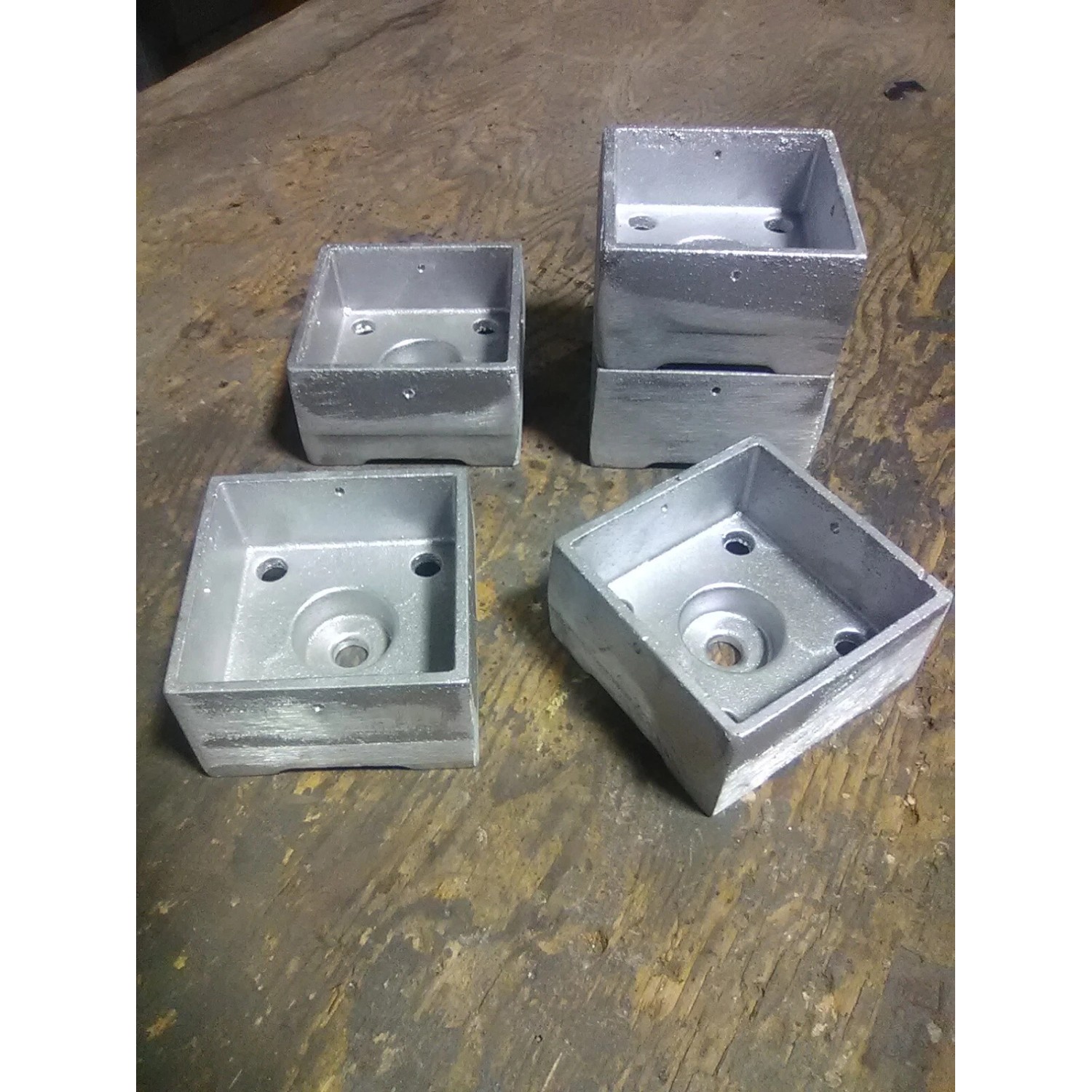 Ben Douglas Foundry Post Base,Anchored 4x4 Heavy Cast Aluminum MADE IN ...