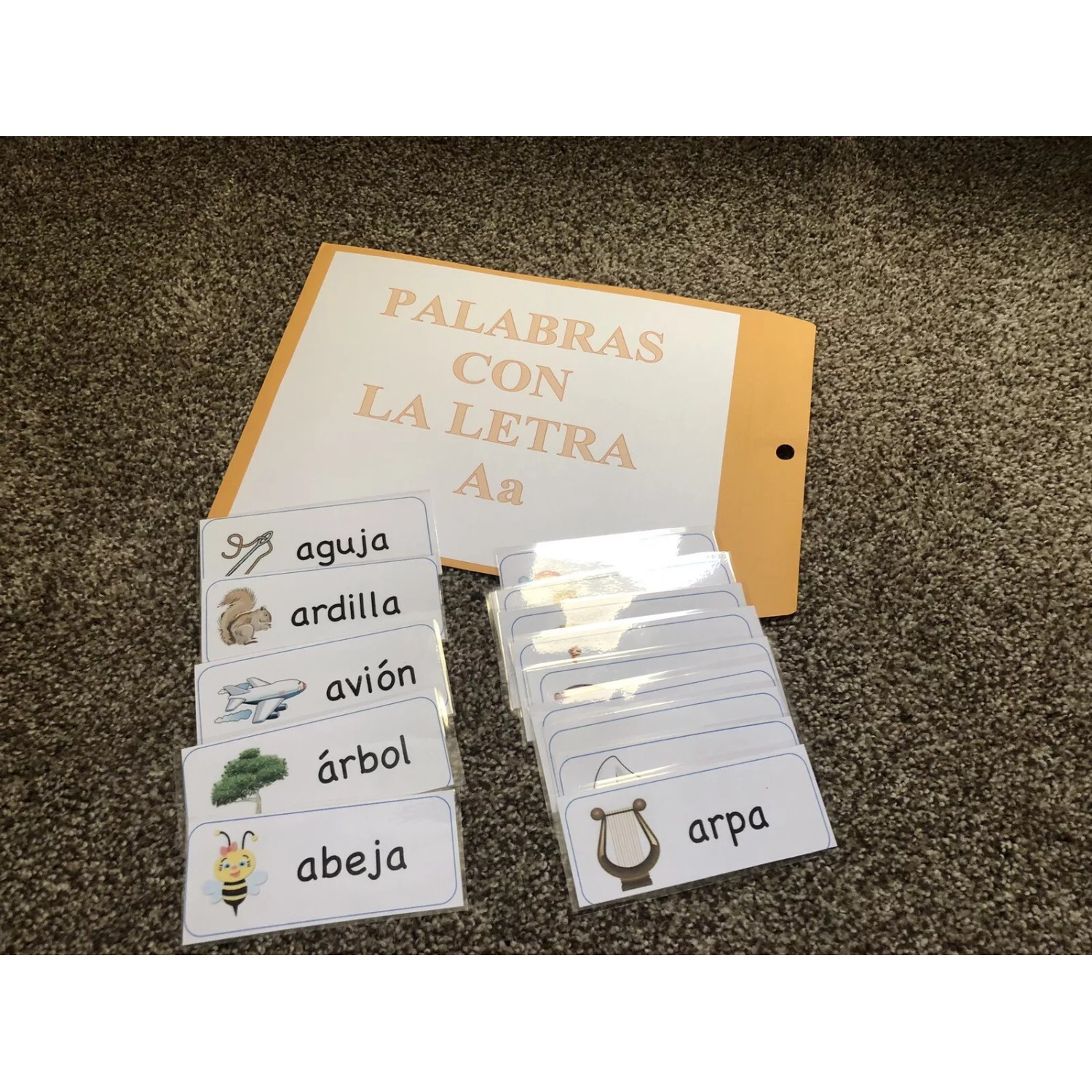 Bilingual City Vowels Set In Spanish/ Juego De Mini Flashcards De Las ...