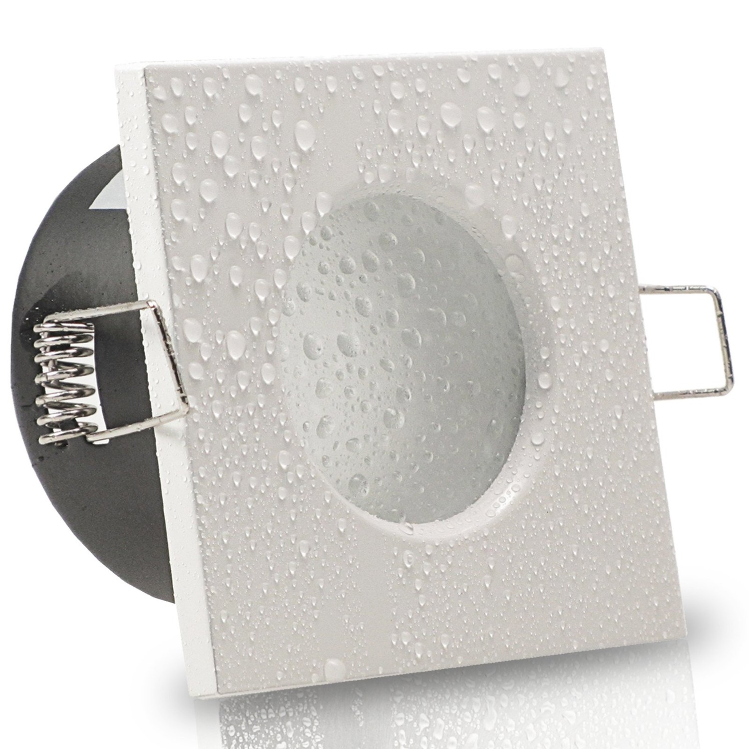trendlights24 Aqua Base IP65 Bathroom Ceiling Recessed Spotlight Square ...