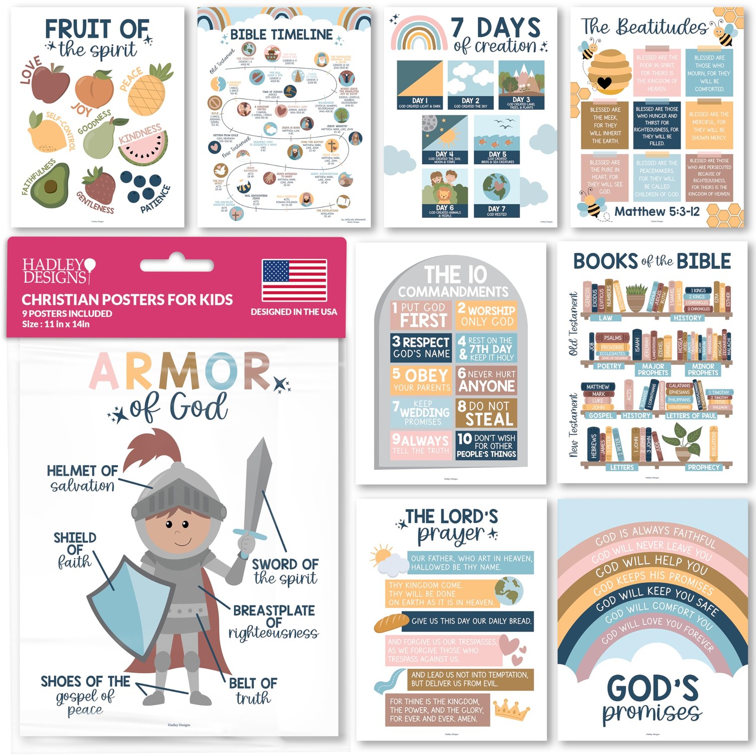 9 Boho Sunday School Decorations For Classroom - Sunday School Posters ...