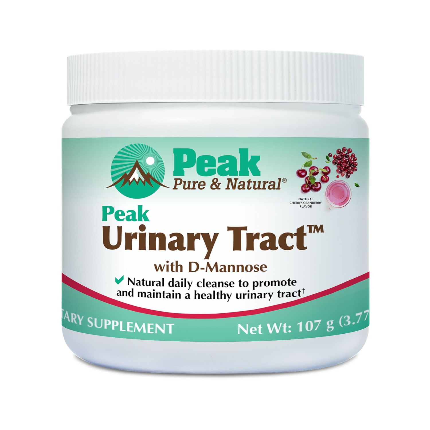 Peak Urinary Tract Supplement Powder - Cranberry and D-Mannose Powder ...