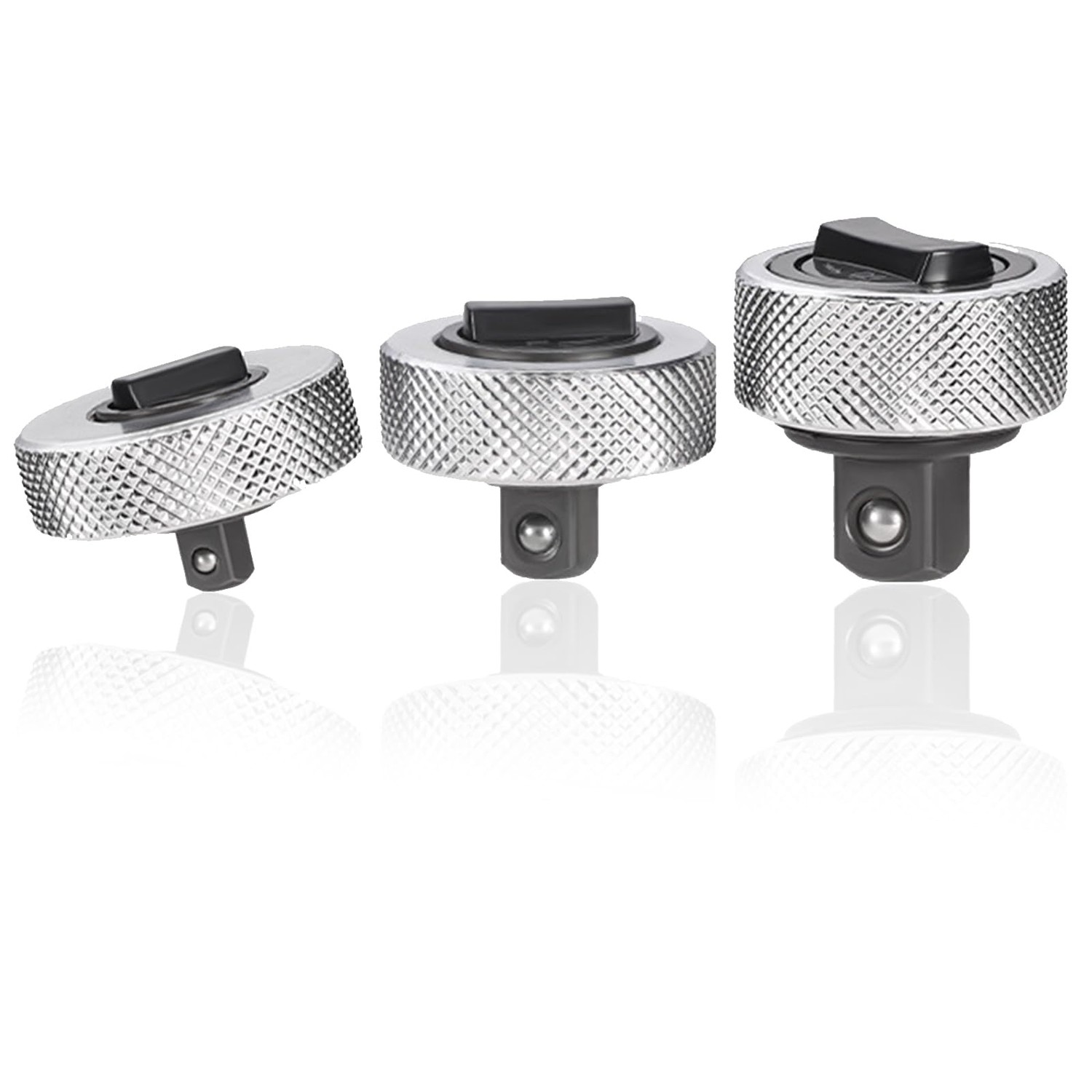 Airuzara 3 Pieces Palm Ratchet Wrench Set Reversible Thumb Wheel ...